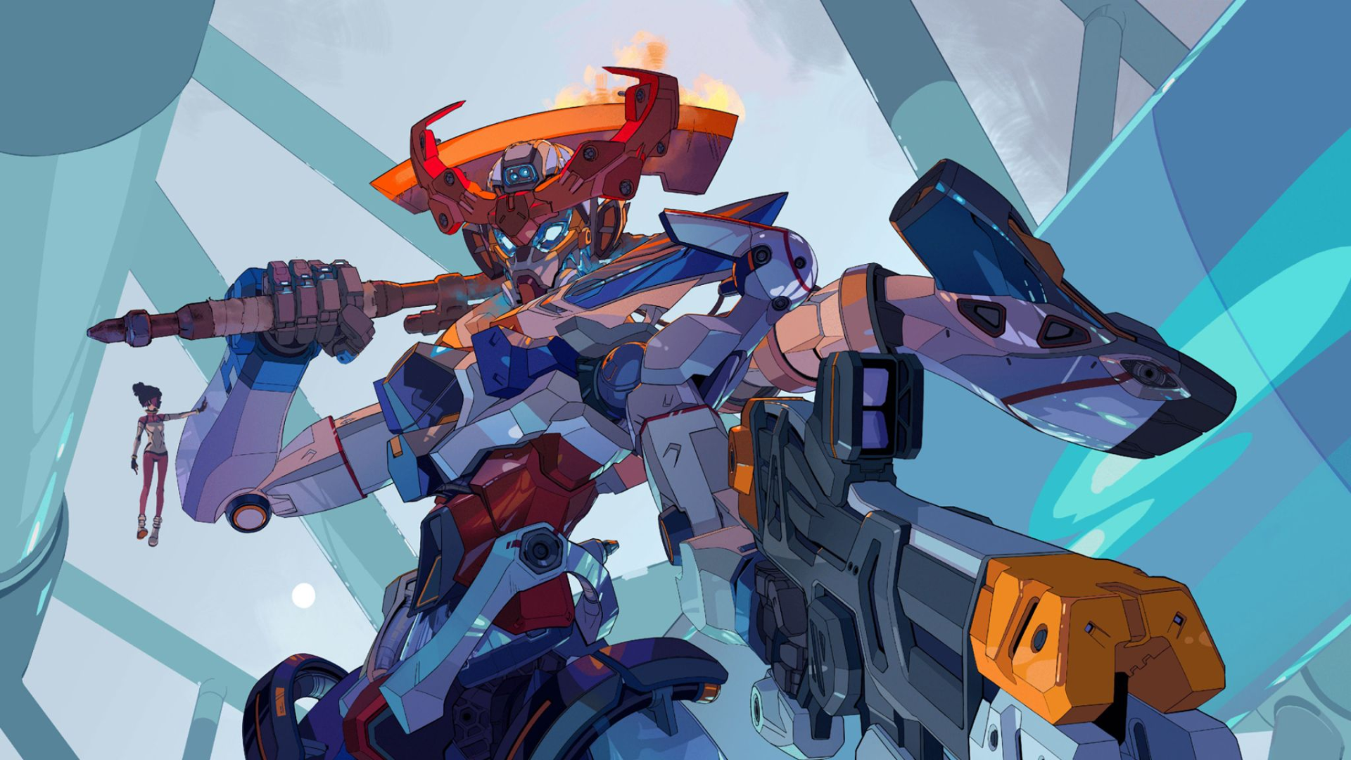 Gundam GQuuuuuuX HD Wallpaper – Epic Mobile Suit Anime Showcase