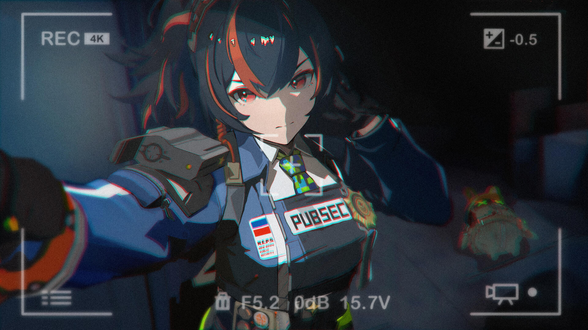 4K Ultra HD Wallpaper of Zhu Yuan from Zenless Zone Zero by 茶丸