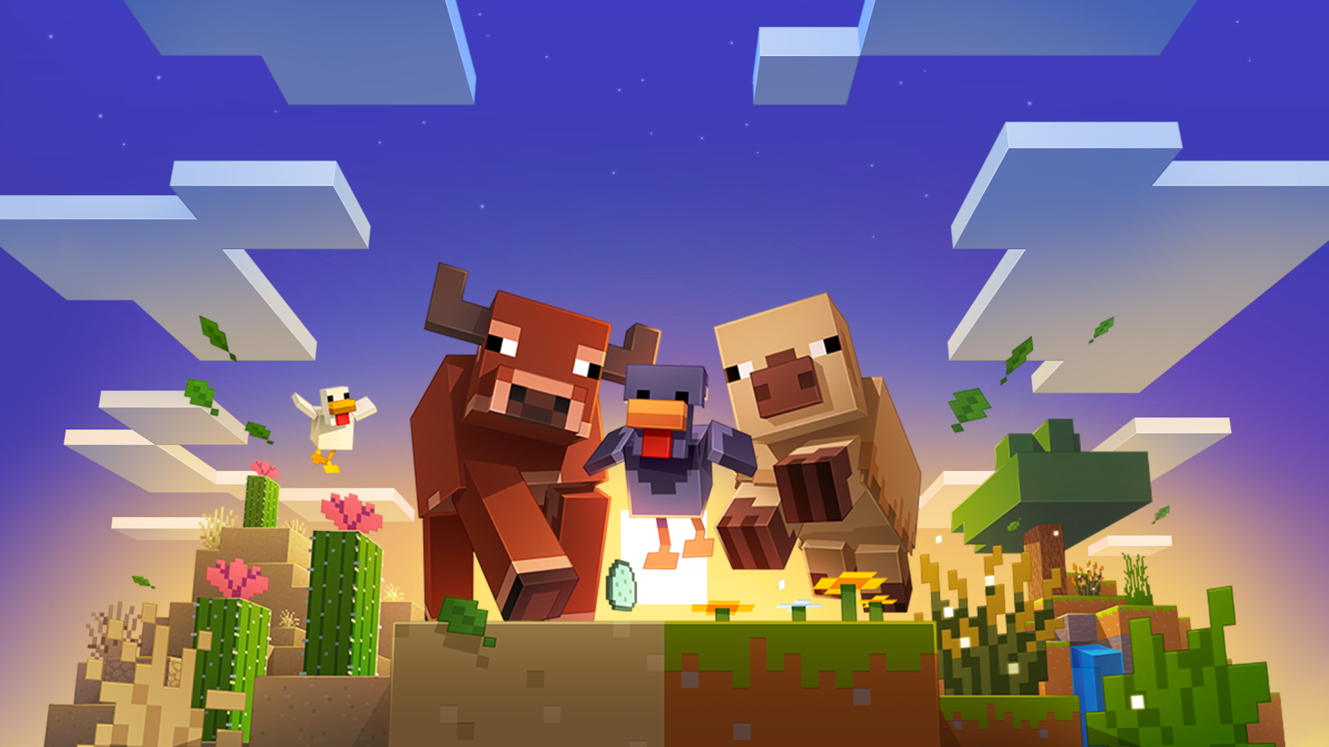 Minecraft HD Wallpaper: Adventure Awaits in Blocky Realms!