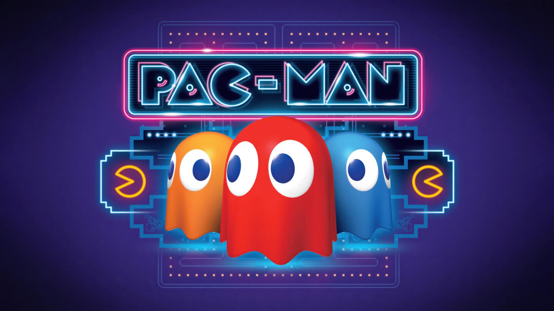 Pac-Man 4K Ultra HD Wallpaper: Iconic Gaming Adventure