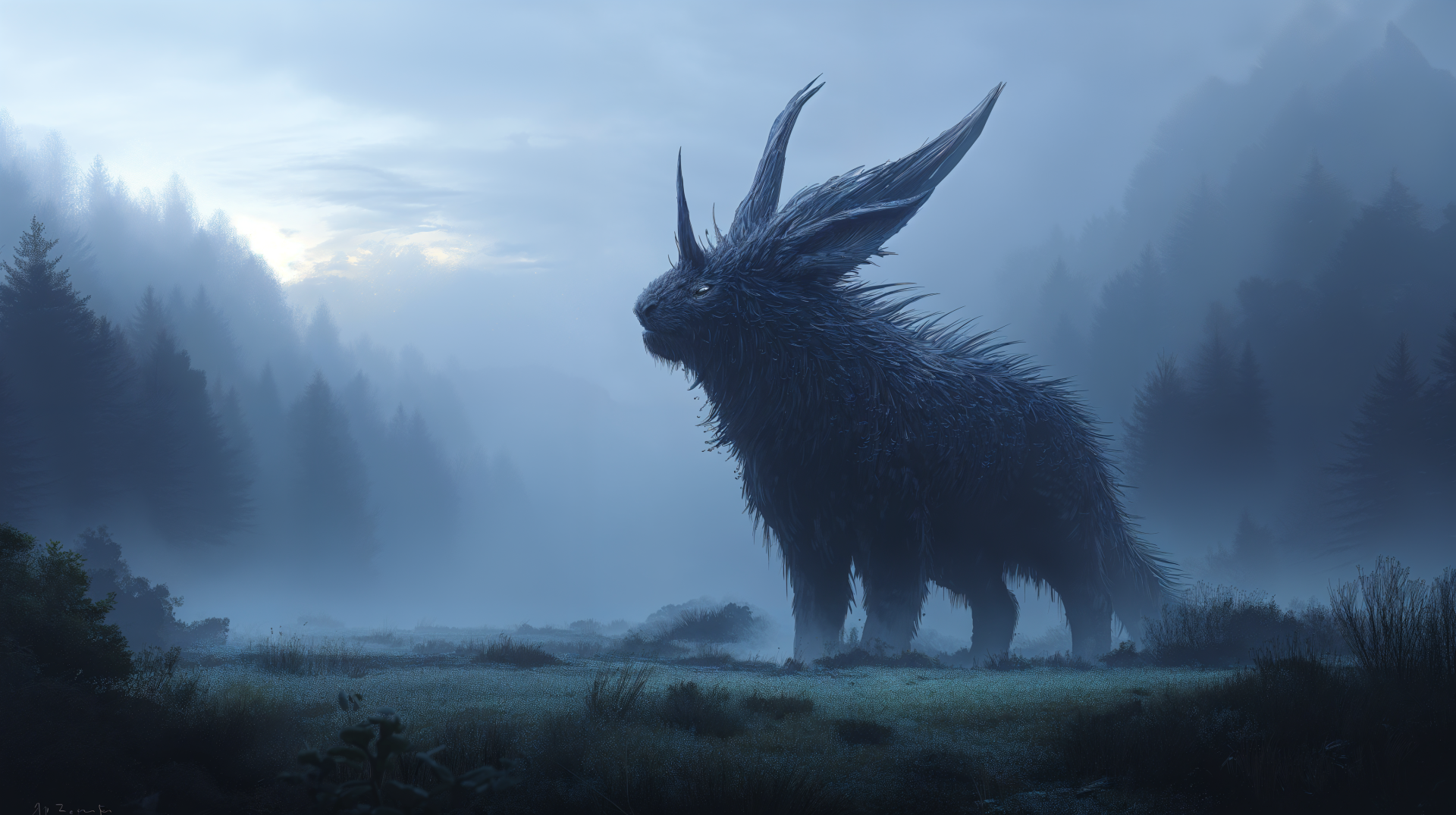 Majestic Fantasy Creature - 4K Ultra HD Wallpaper by robokoboto