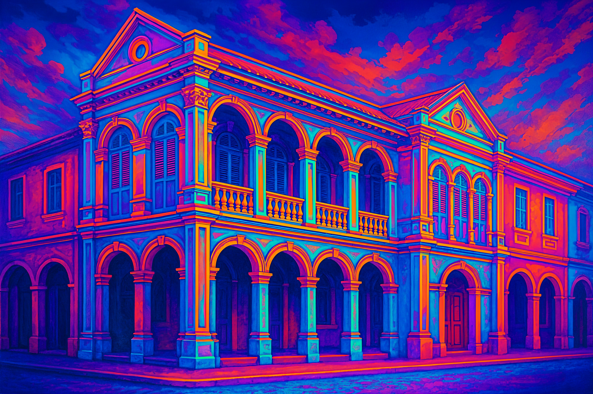 4K Ultra HD Colonial Architecture Wallpaper Showcase by QuantumCurator