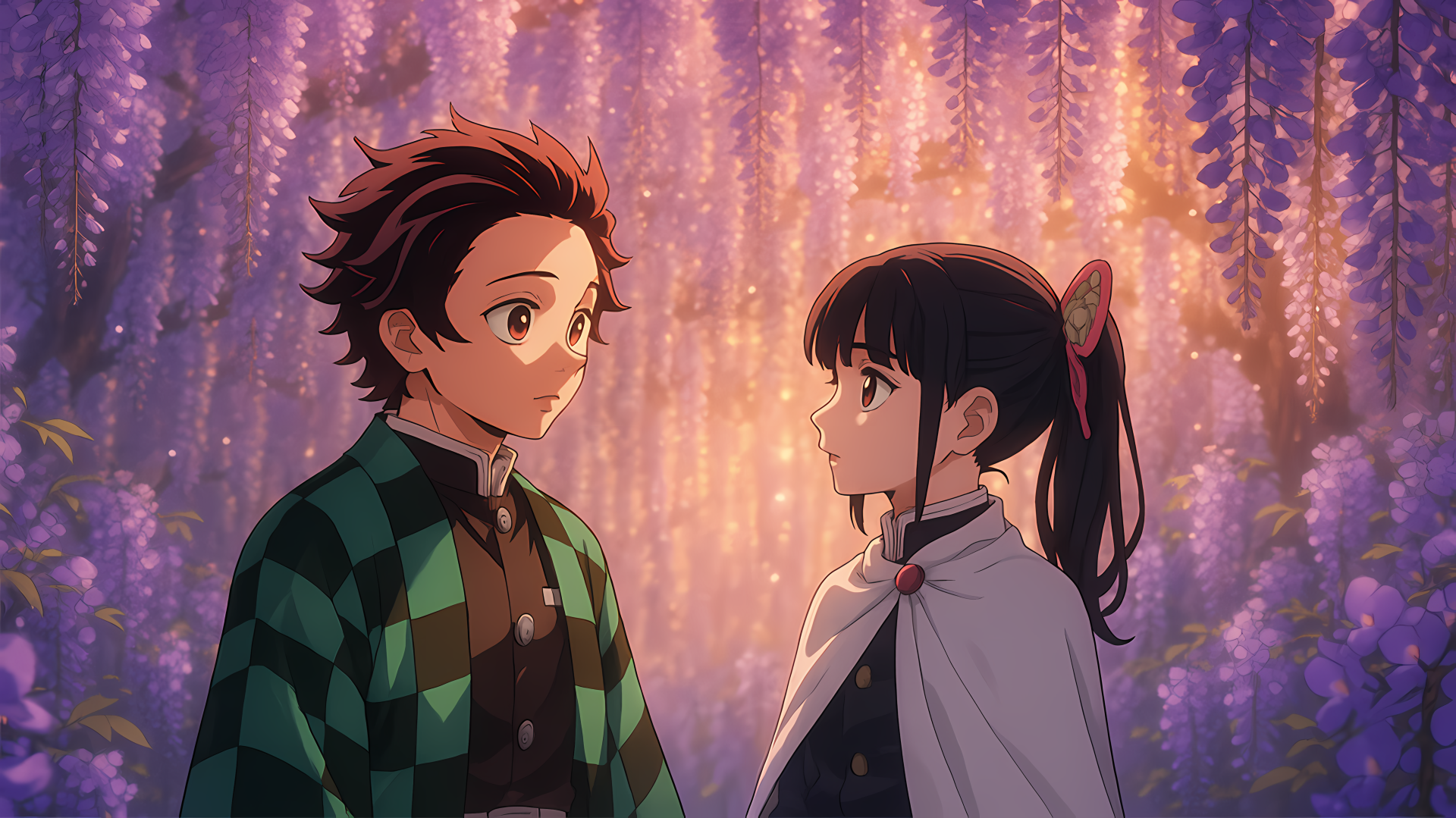 Tanjiro Kamado -Kanao Tsuyuri by AbhayAiArt