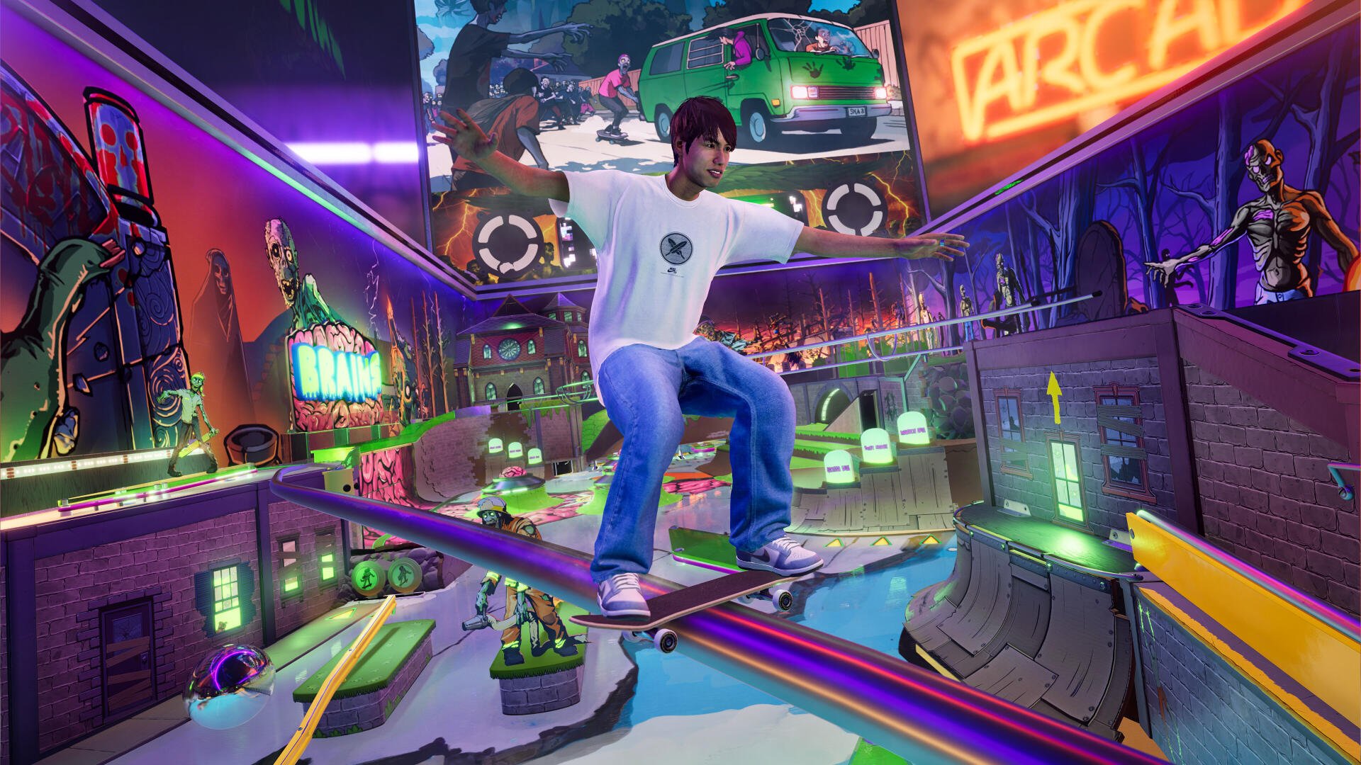 Tony Hawk's Pro Skater 3+4 4K Ultra HD Wallpaper – Epic Skateboarding Trick