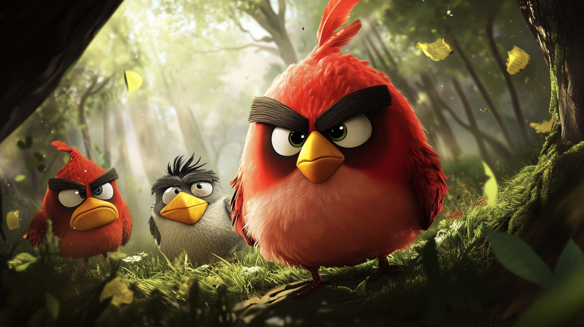 HD Angry Birds Cartoon: Epic Mobile Game Wallpaper by patrika