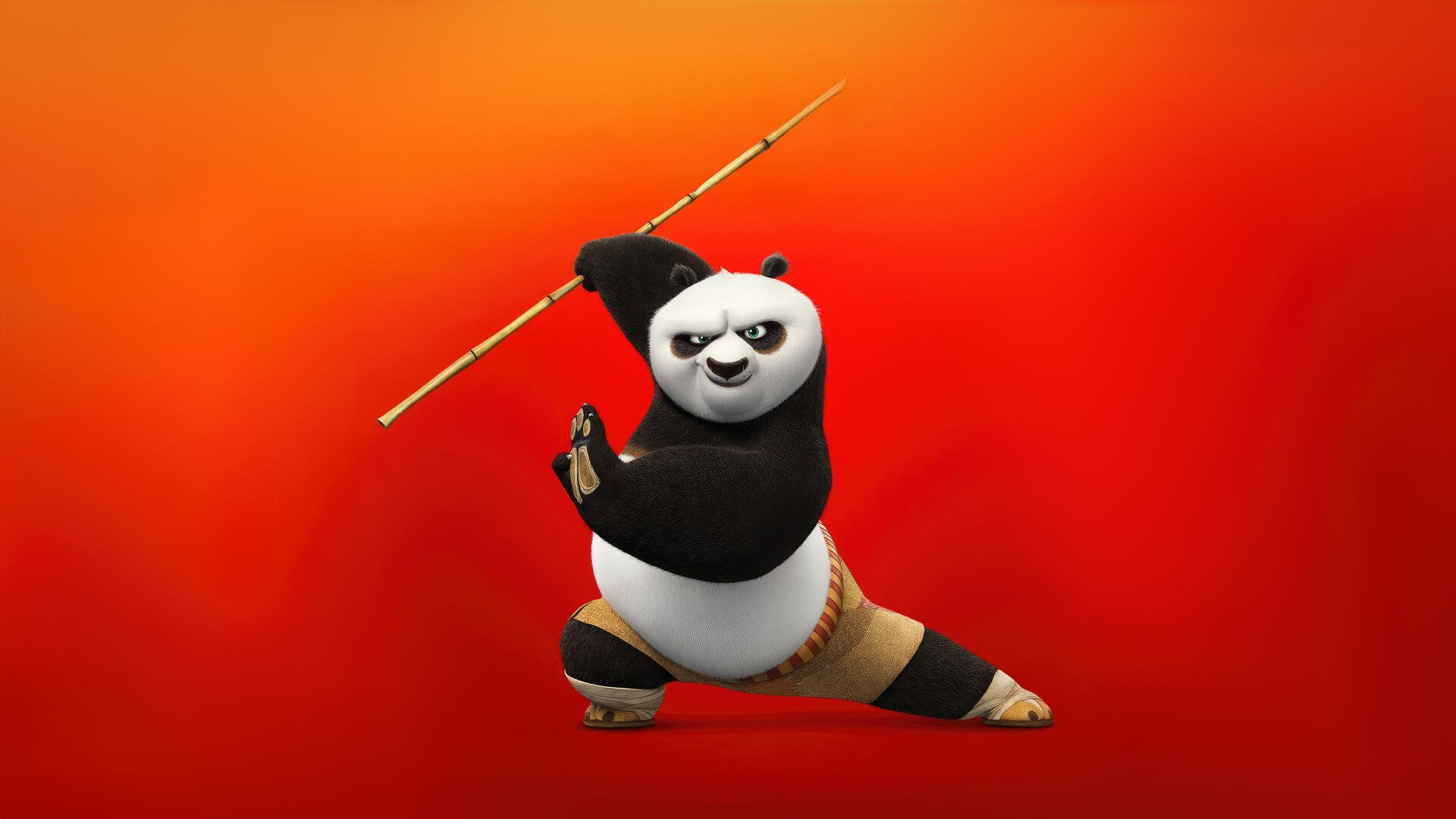 Kung Fu Panda 4 — Po 4K Ultra HD: Dragon Warrior Wallpaper