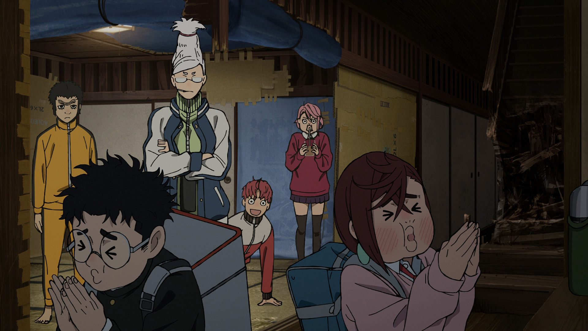 Dandadan HD Wallpaper — Momo Ayase & Ken Takakura Night Watch ...