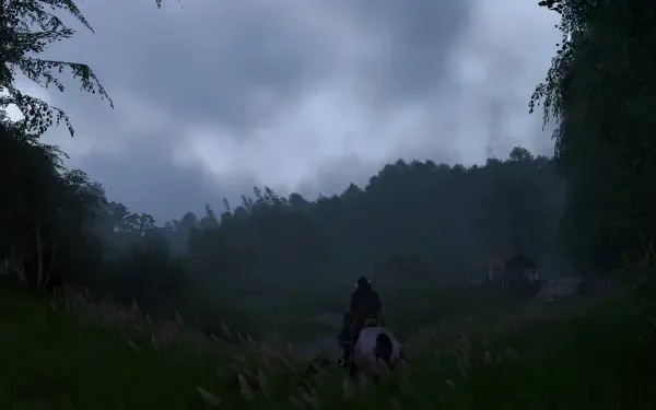 Kingdom Come: Deliverance II HD Wallpaper - A Scene from the Village