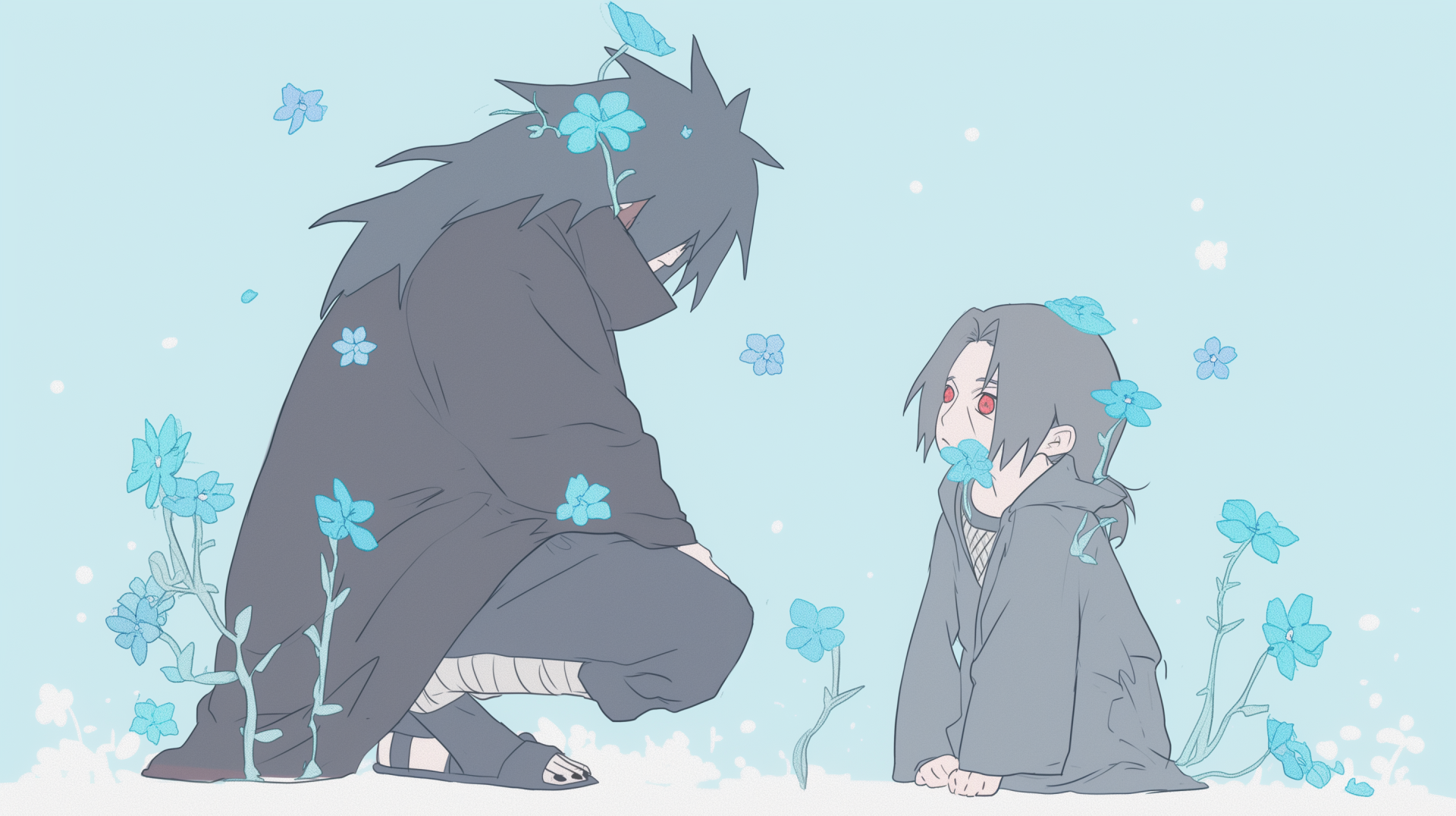 Uchiha Blue: Itachi & Madara — Silent Blossom HD by patrika