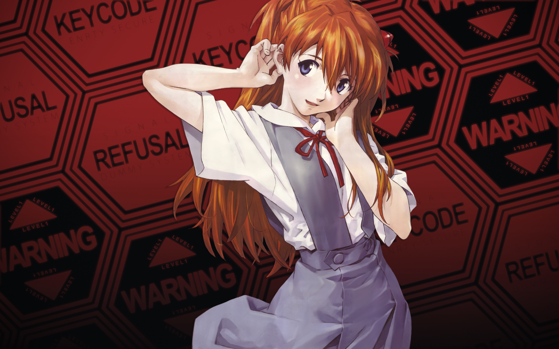 Asuka Red Alert Eva Wallpaper Asuka Scarlet Sync Asuka Asuka