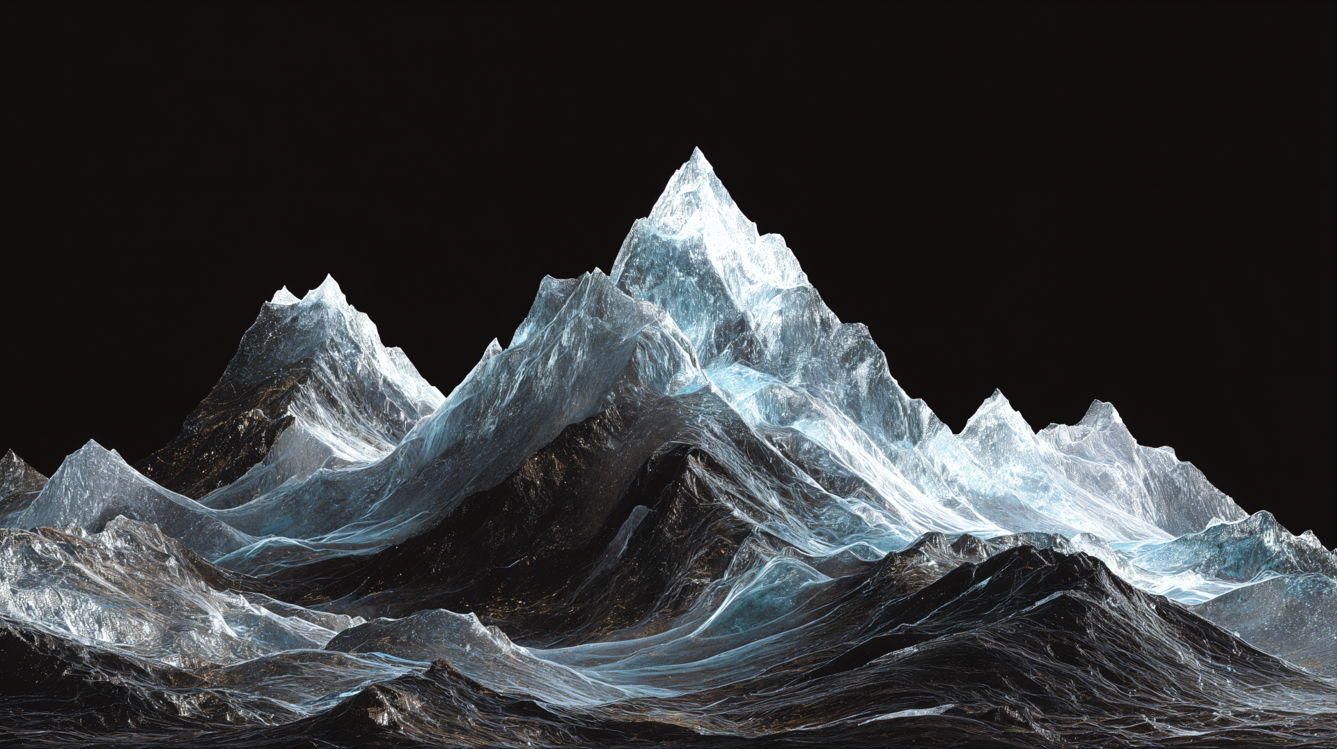 Earth's Crystal Peaks — 4K Ultra HD by robokoboto