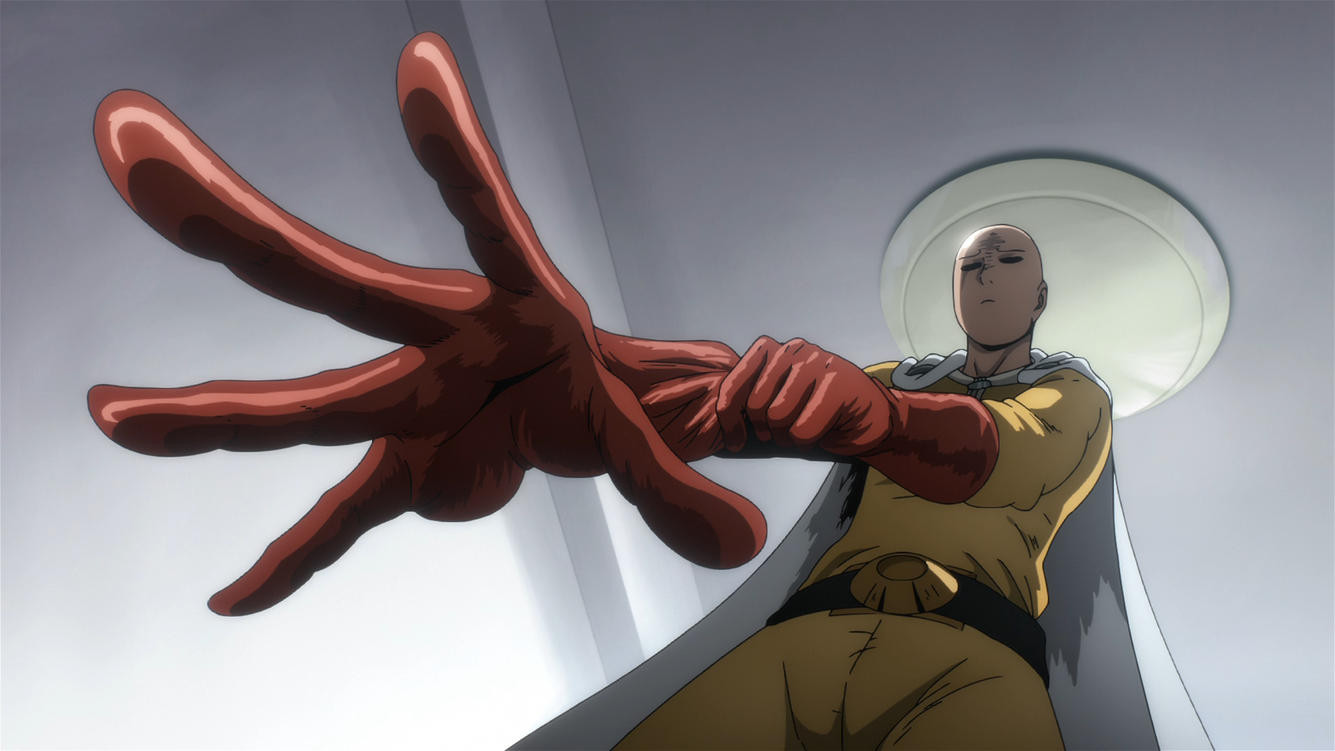 Saitama — One-Punch Man HD Wallpaper: Stoic Strike (Anime)