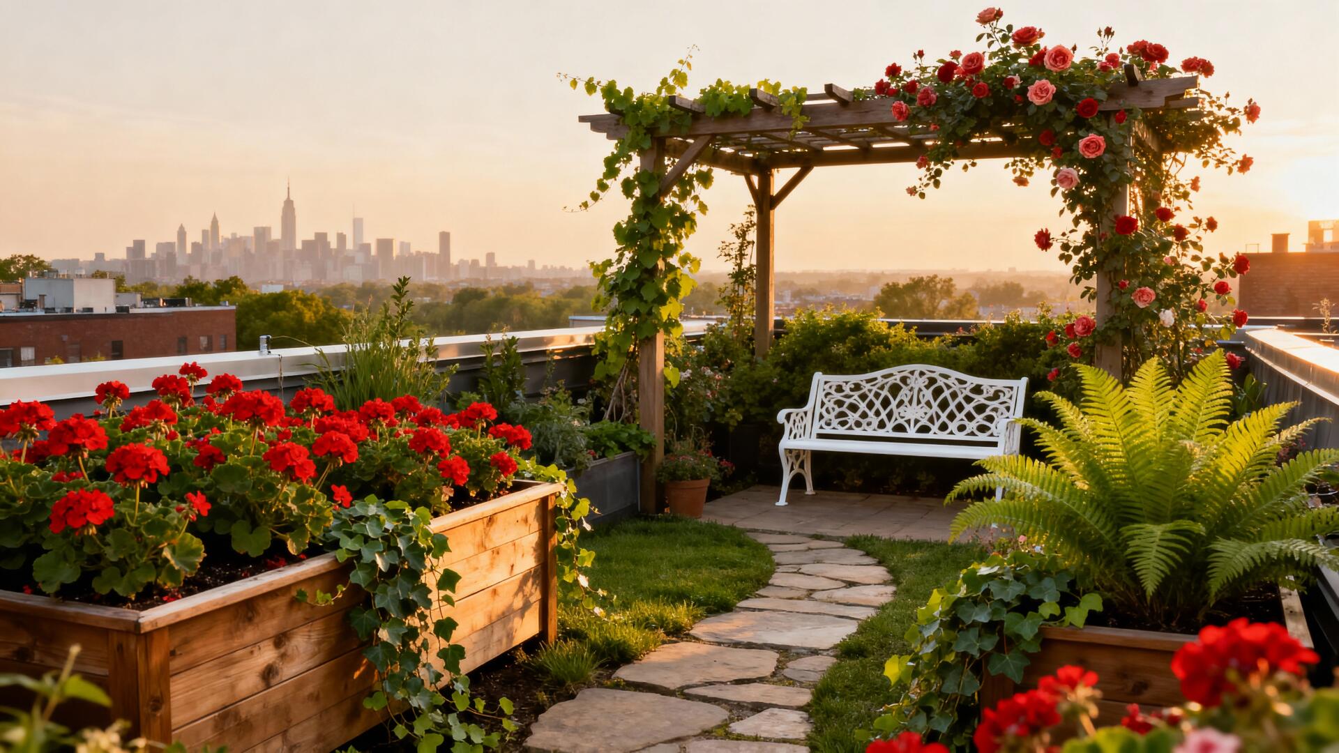 Rooftop Garden - Desktop Wallpapers, Phone Wallpaper, PFP, Gifs, and More!