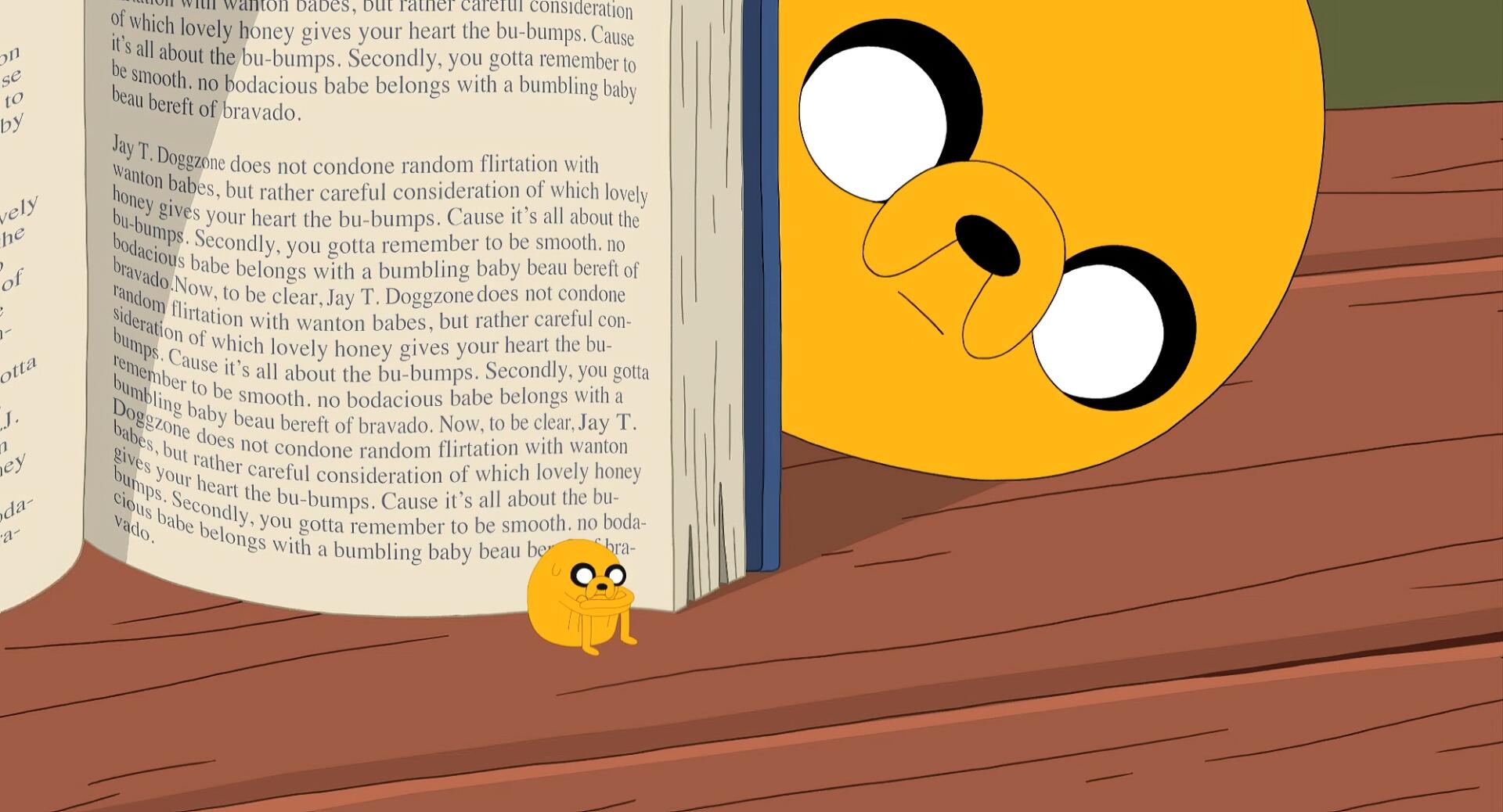 Jake's Curious Peek — Adventure Time HD Wallpaper