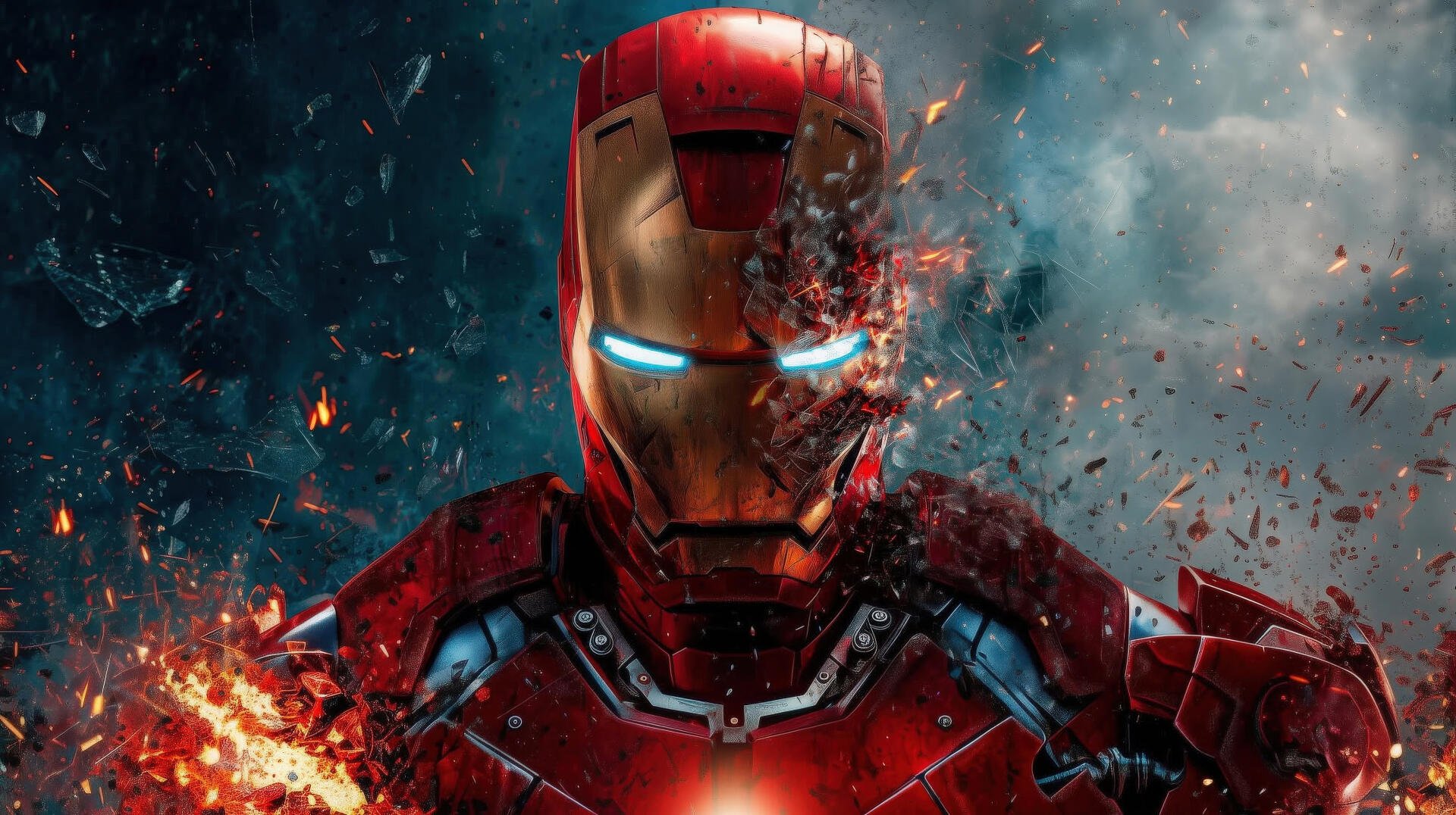 Iron Man — 2K Quad HD Wallpaper: Battle-Scarred Armor | 3840x2152 ...