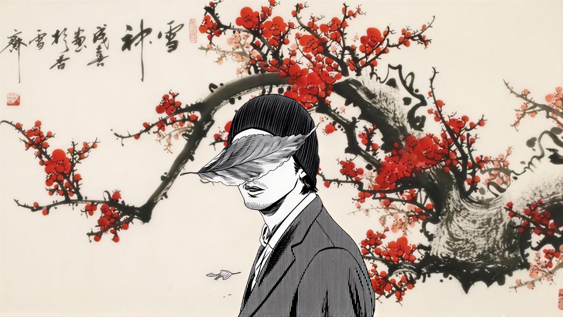 Plum-Bloom Homunculus — Manga HD Wallpaper