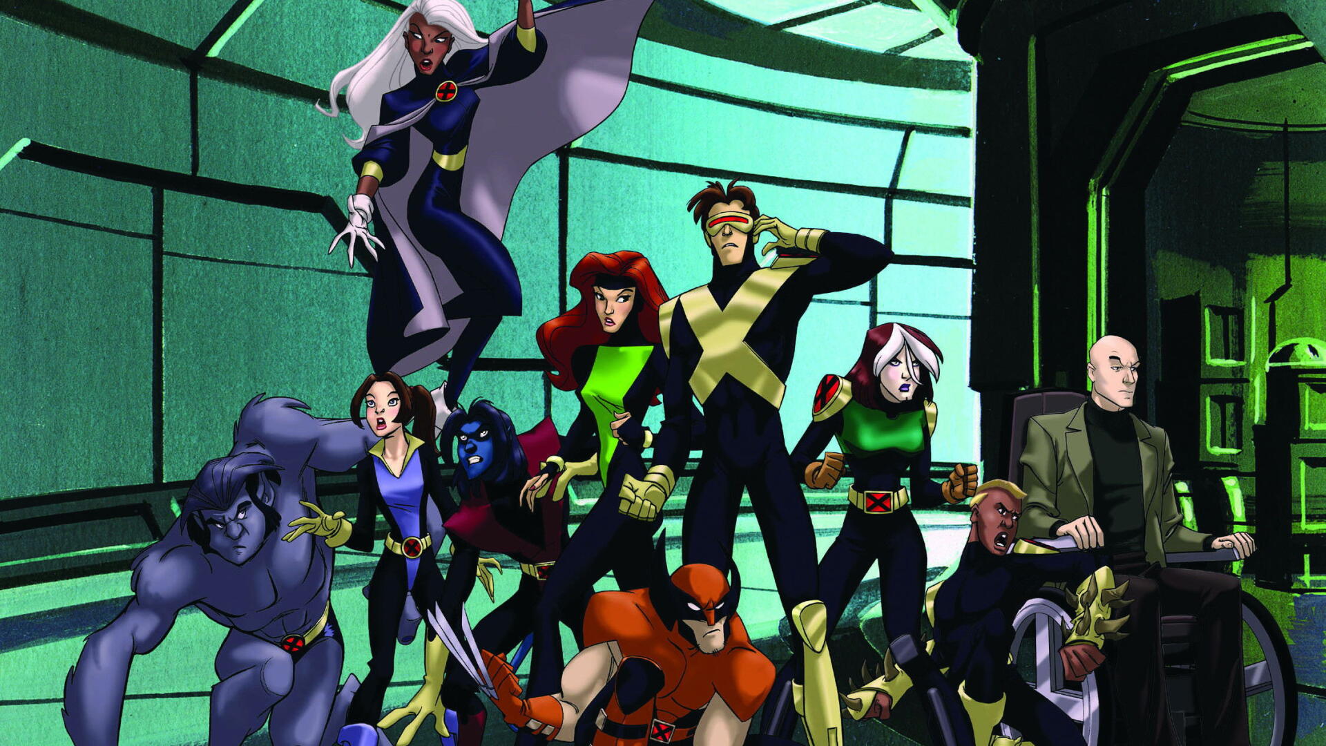 X-Men: Evolution — Next-Gen Team HD Wallpaper