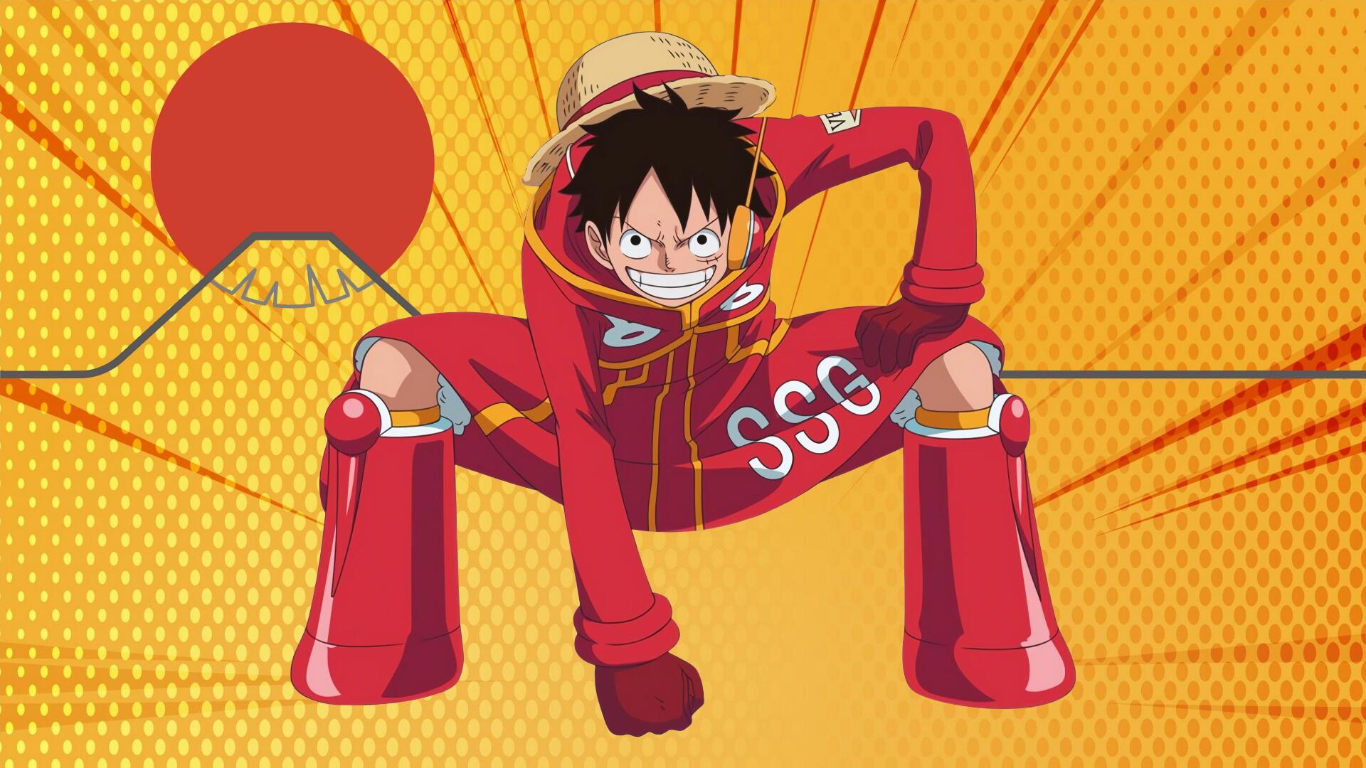 One Piece 4K Ultra HD — Luffy: Straw Hat Stance