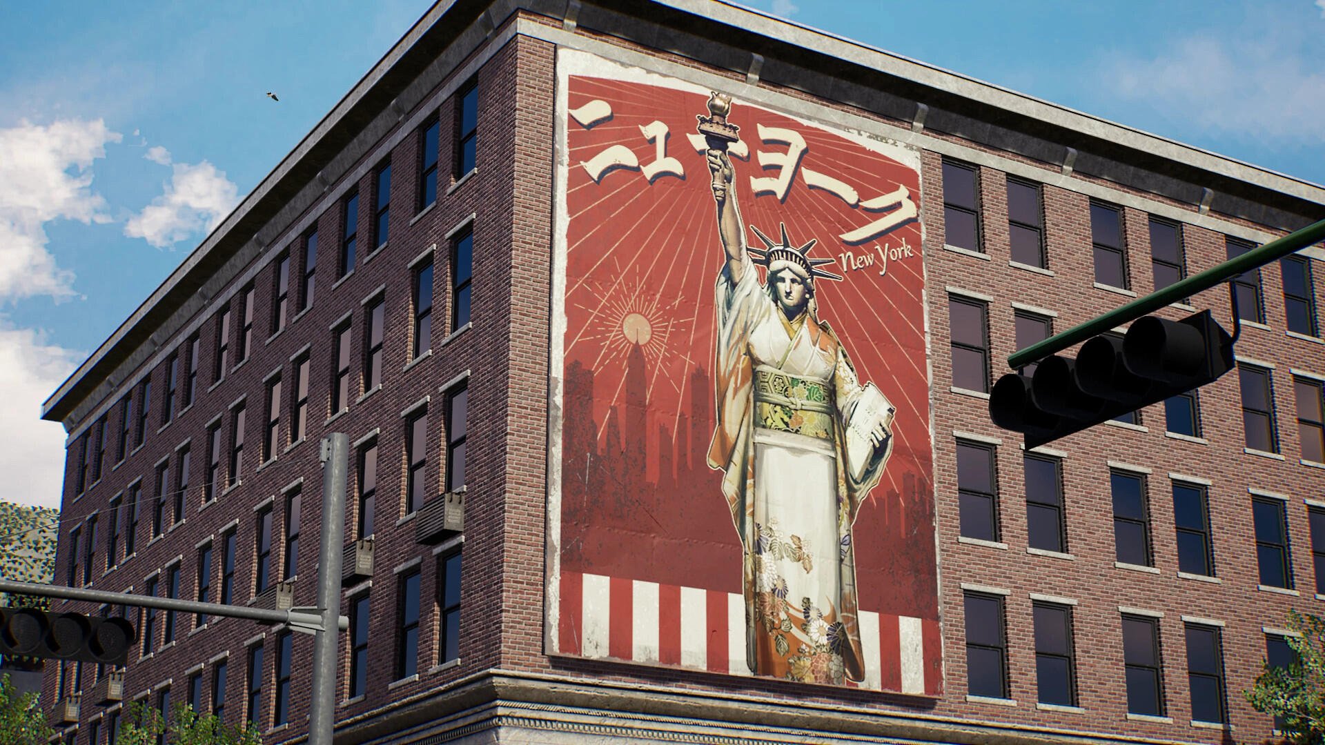 Showa American Story: Liberty Mural — Video Game HD Wallpaper