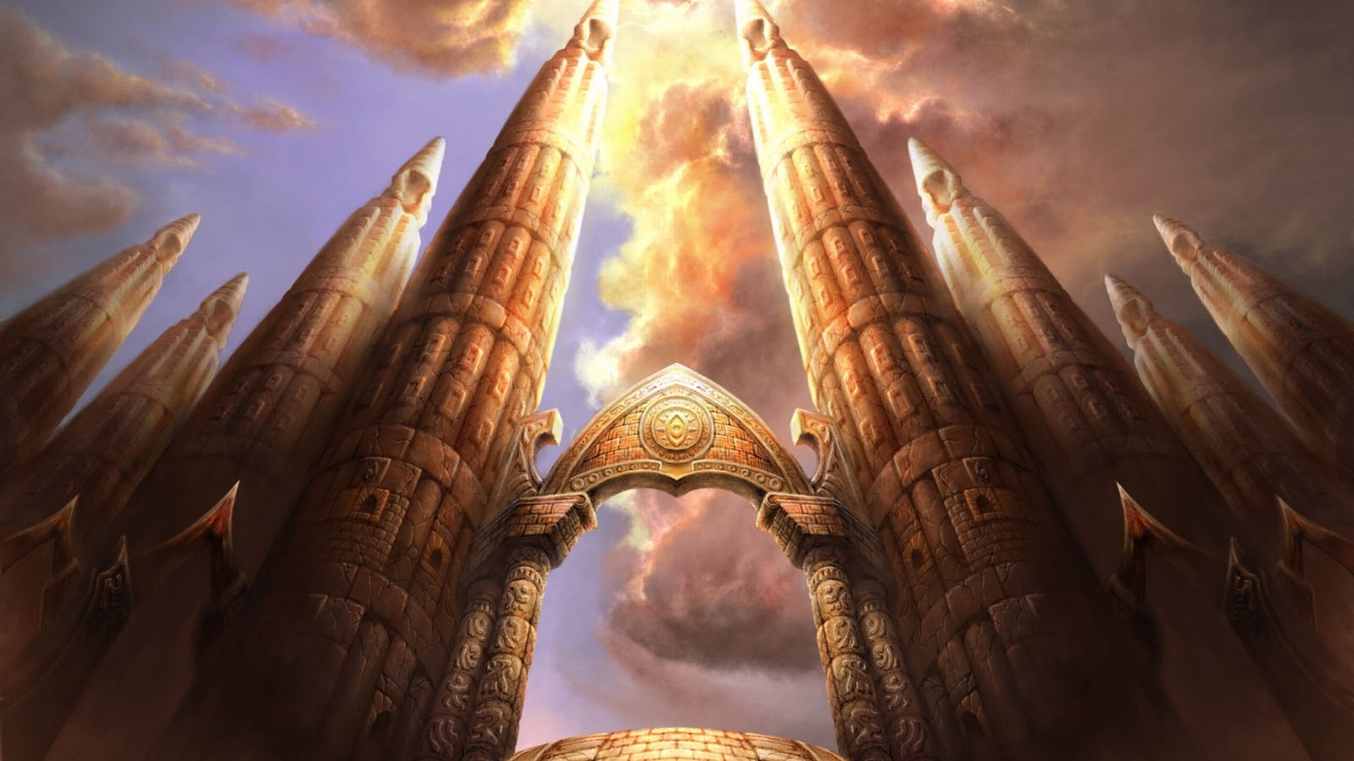 Download Loa Castle Fantasy Building HD Wallpaper