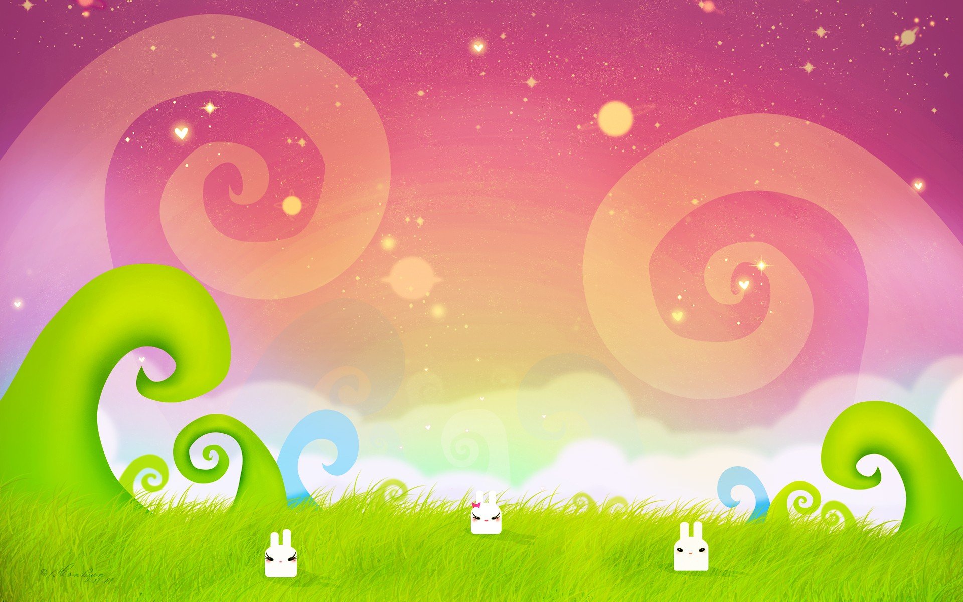 Whimsical Dreams: An Artistic HD Wallpaper