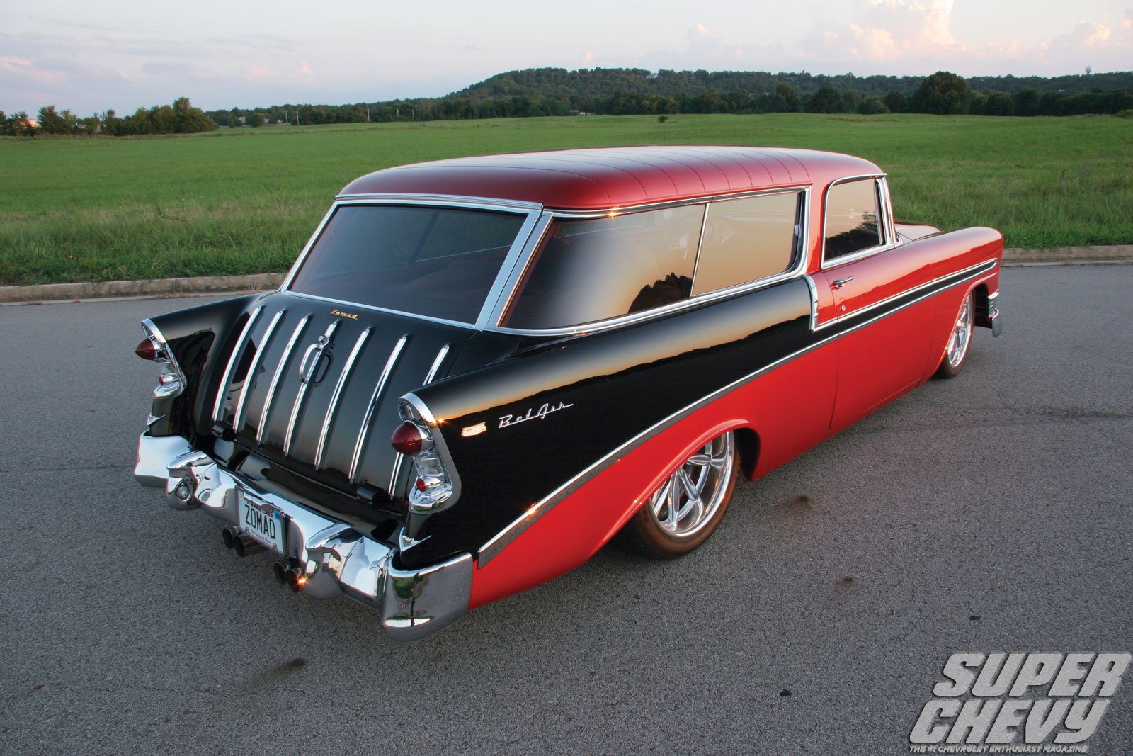 1956 Chevy Bel Air Zomad - Desktop Wallpapers, Phone Wallpaper, PFP ...