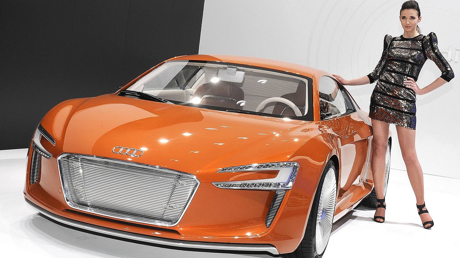 Stylish Women and Cars: A Captivating HD Wallpaper