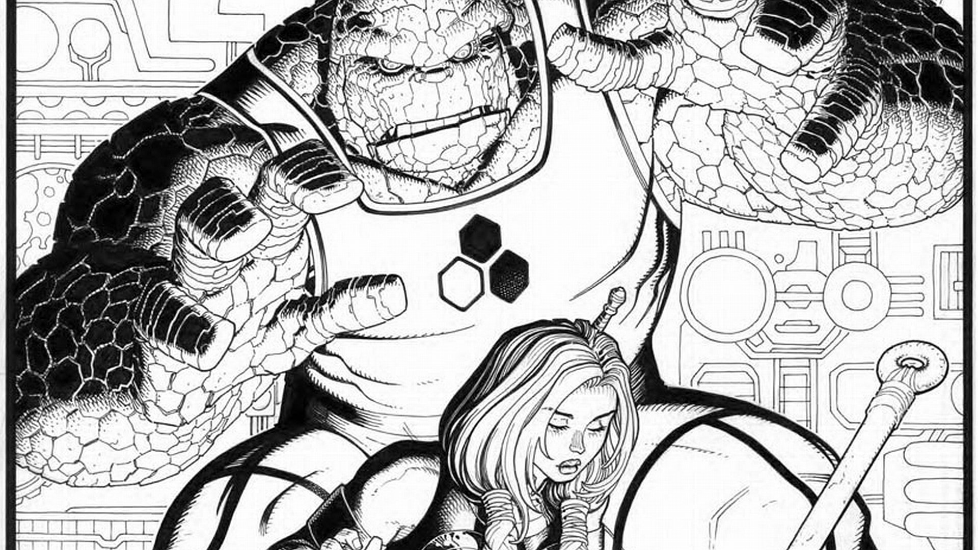 Download Thing (Marvel Comics) Invisible Woman Comic Fear Itself HD ...