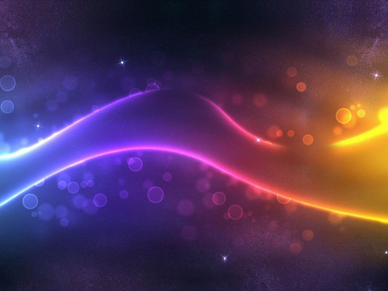 Vibrant Waves: A Colorful Abstract HD Wallpaper
