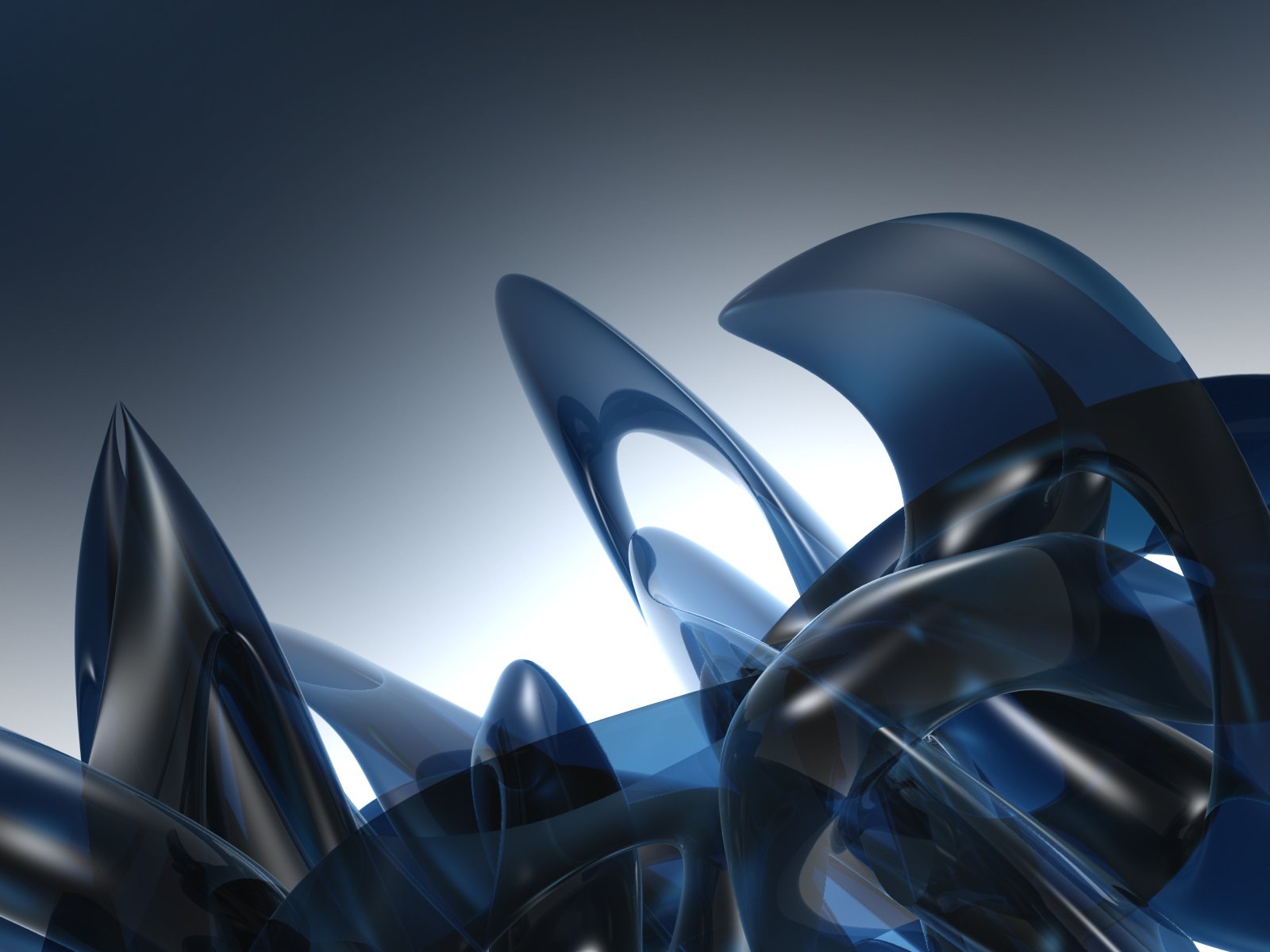 Blue Abstract CGI HD Wallpaper