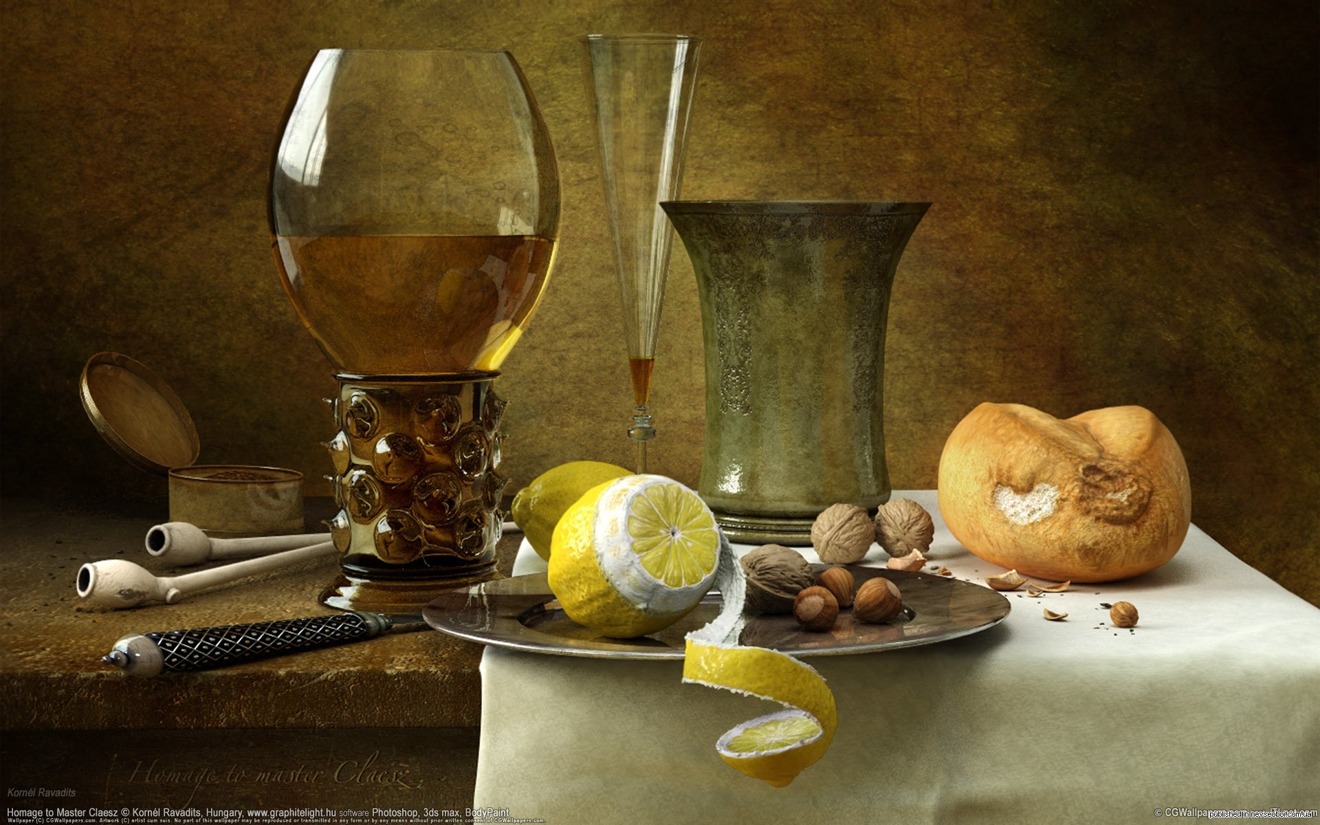 Lemon & Glass — Artistic Still Life (HD Wallpaper) by Kuang Hong ...