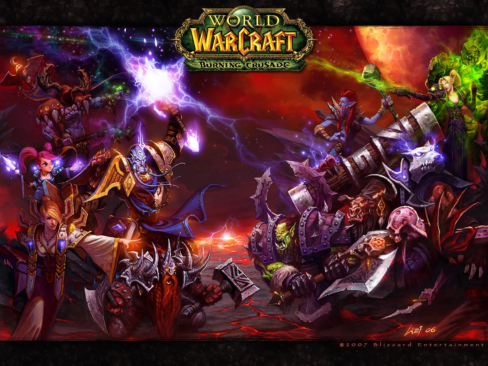 Epic Warcraft Battle: HD Wallpaper from World of Warcraft