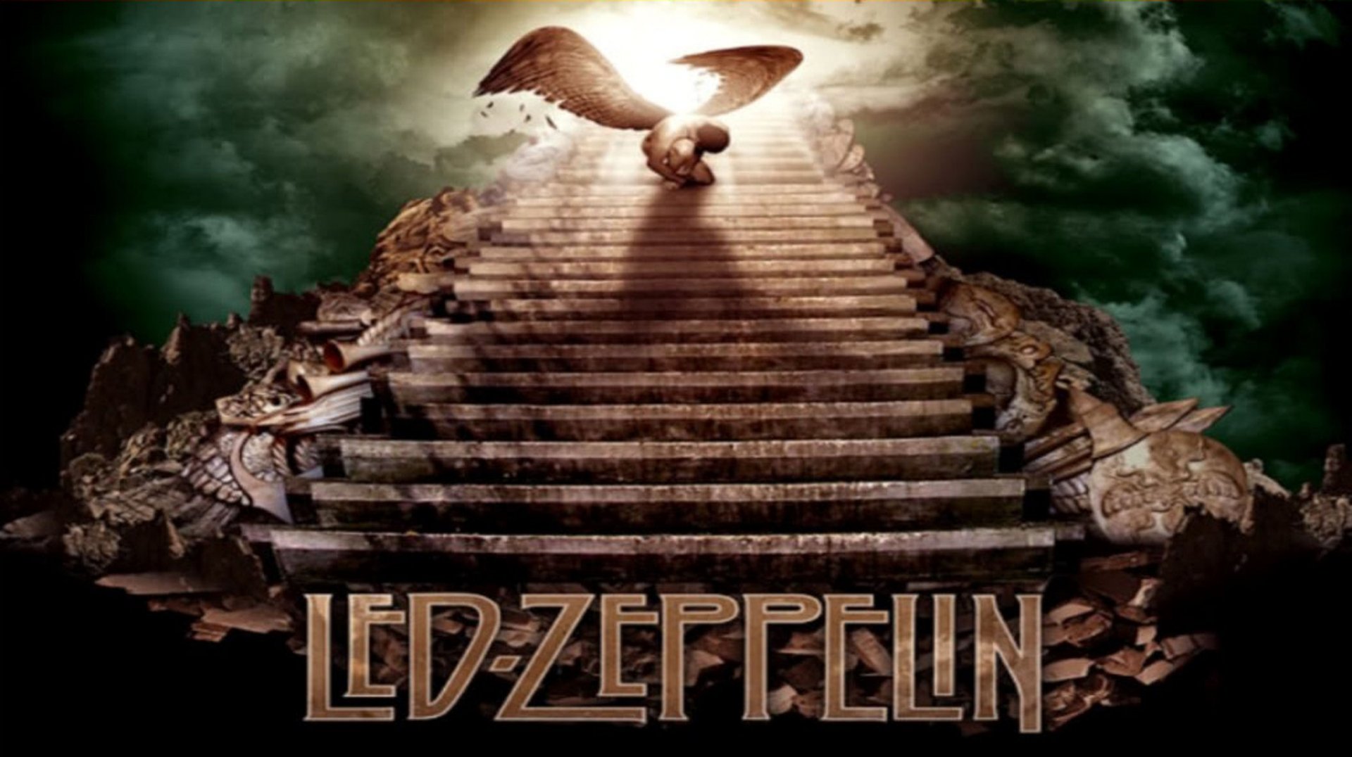 Epic Led Zeppelin HD Wallpaper: A Stairway to Rock