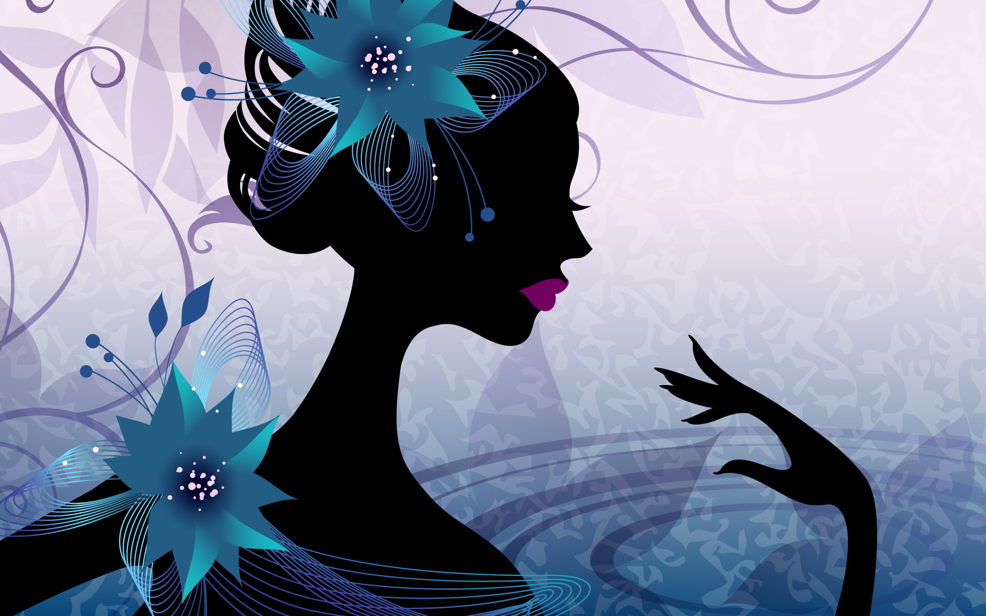 Elegant Vector Art: Artistic Silhouette in HD