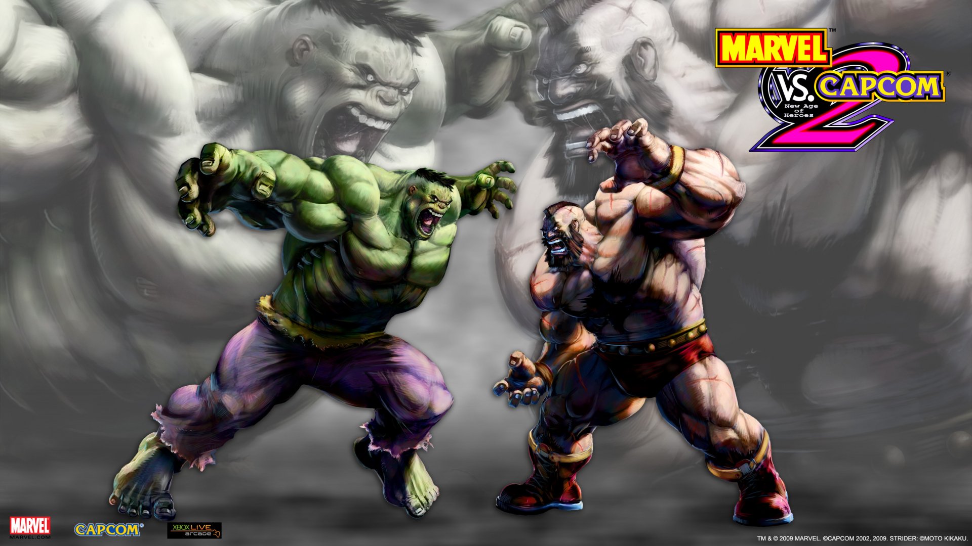 Download Hulk Video Game Marvel Vs. Capcom 2 HD Wallpaper