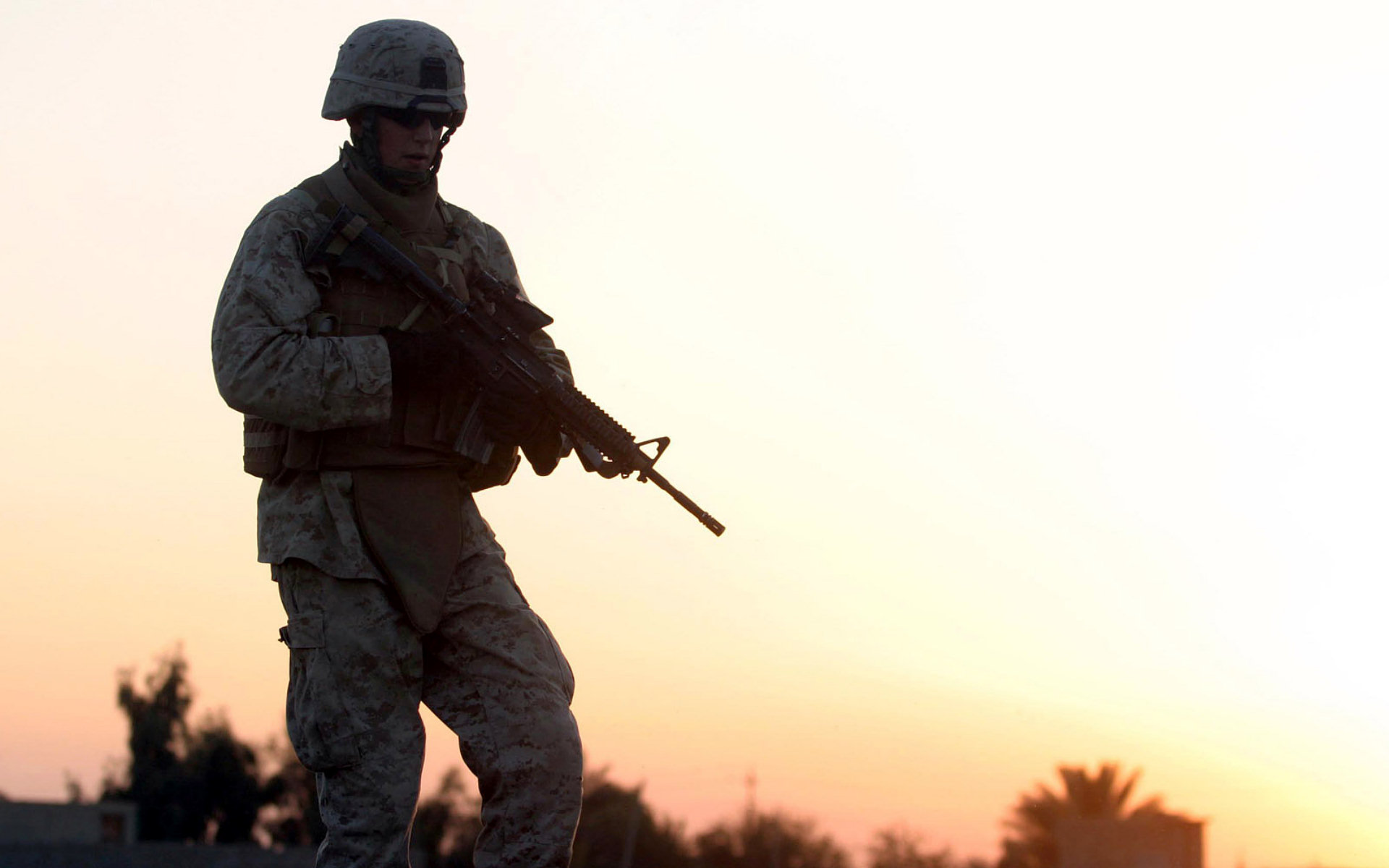 Download Weapon Gun Military Soldier HD Wallpaper