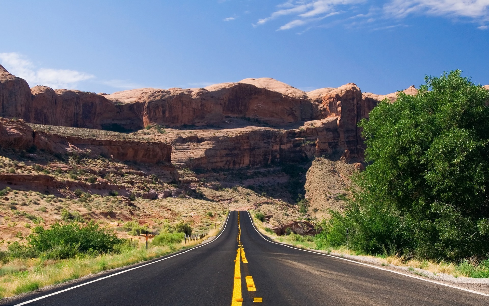 Download Man Made Road HD Wallpaper