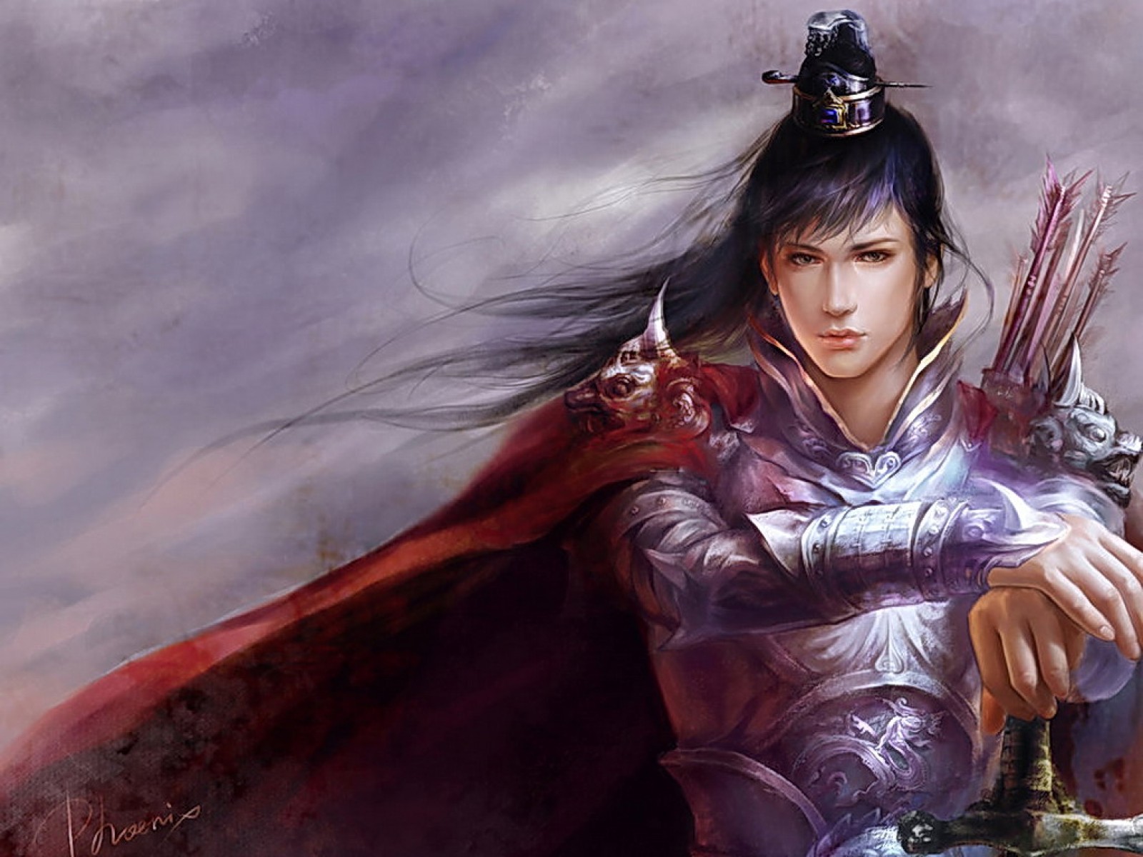 Download Fantasy Warrior Fantasy Warrior Wallpaper by Phoenix Lu
