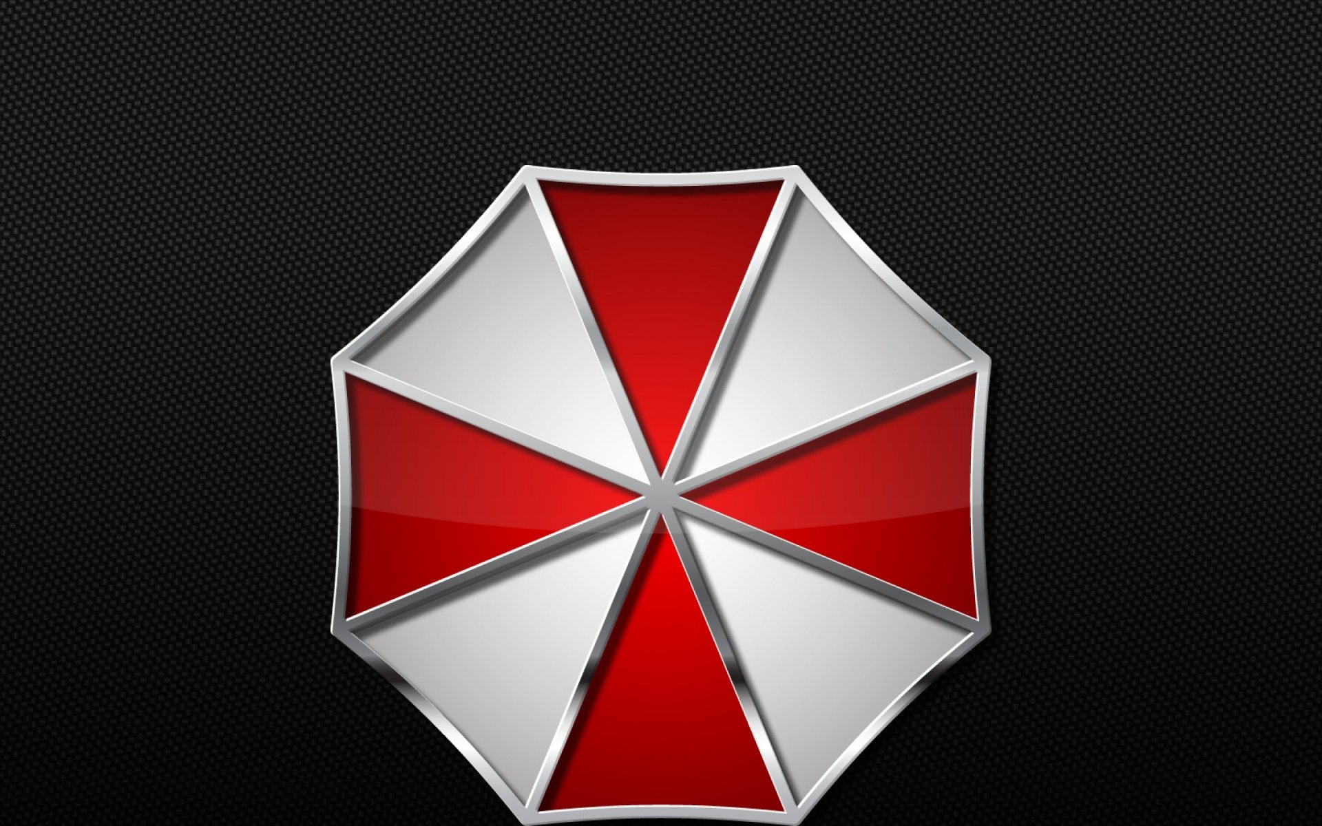 Resident Evil HD Wallpaper: Iconic Umbrella Corporation Logo Spotlight