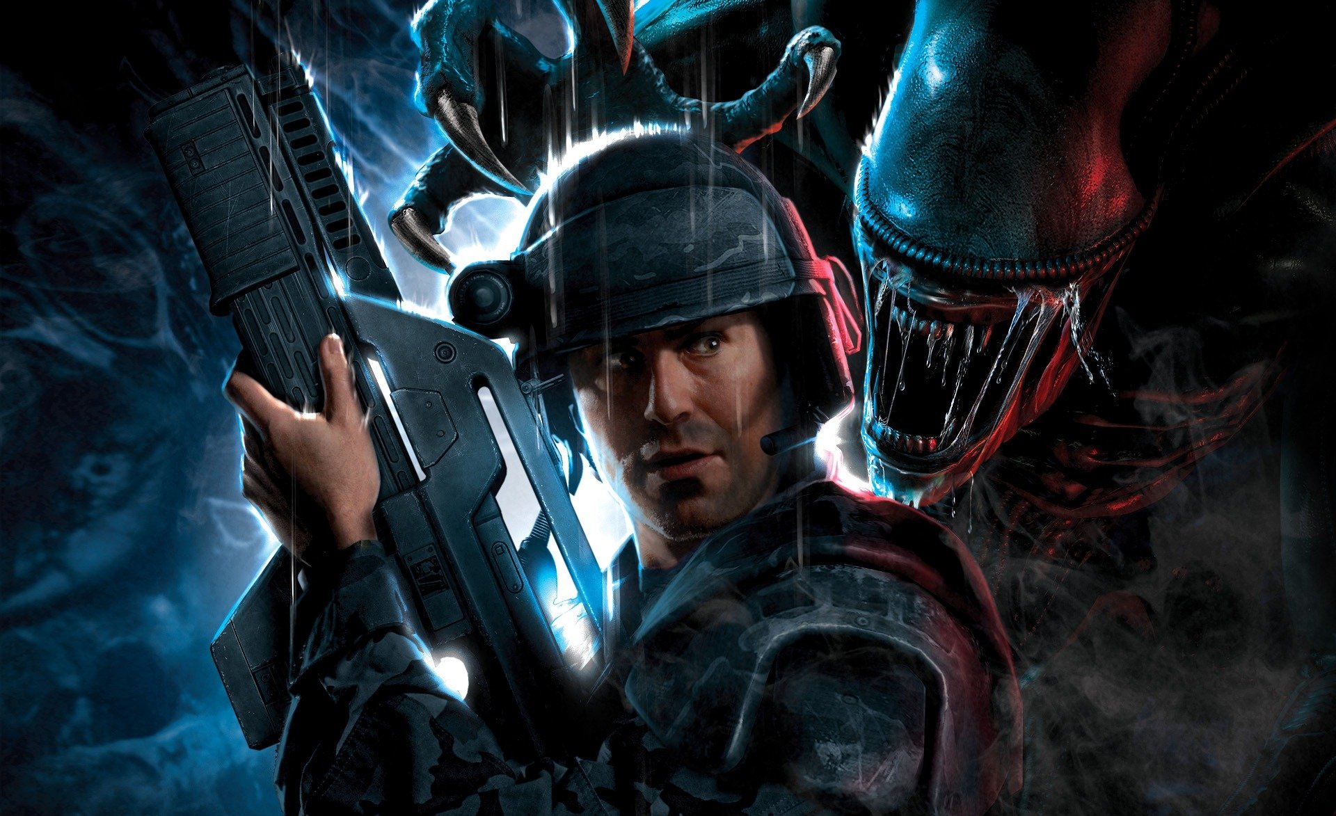 Download Alien Video Game Aliens: Colonial Marines HD Wallpaper