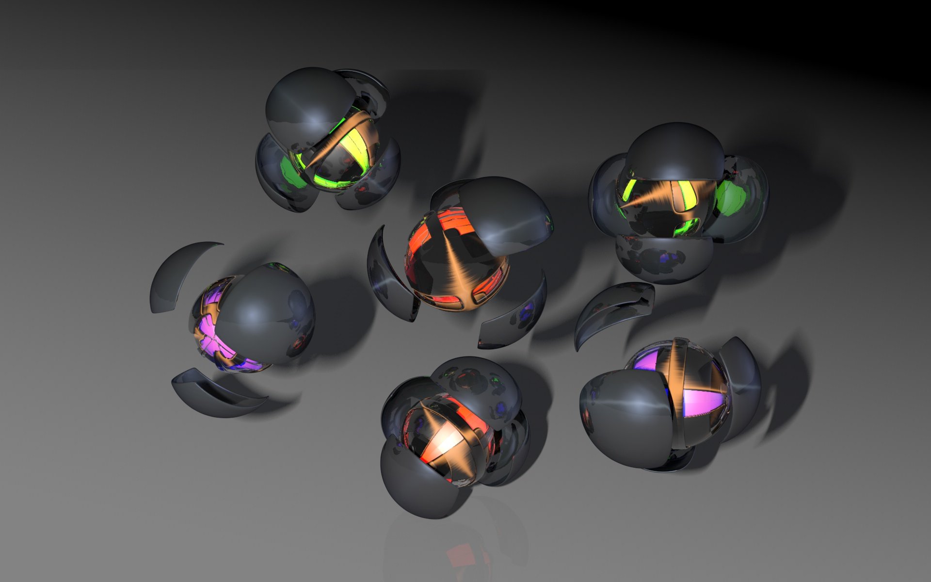 Download Metal Sphere Abstract Armor HD Wallpaper by sonnyman33