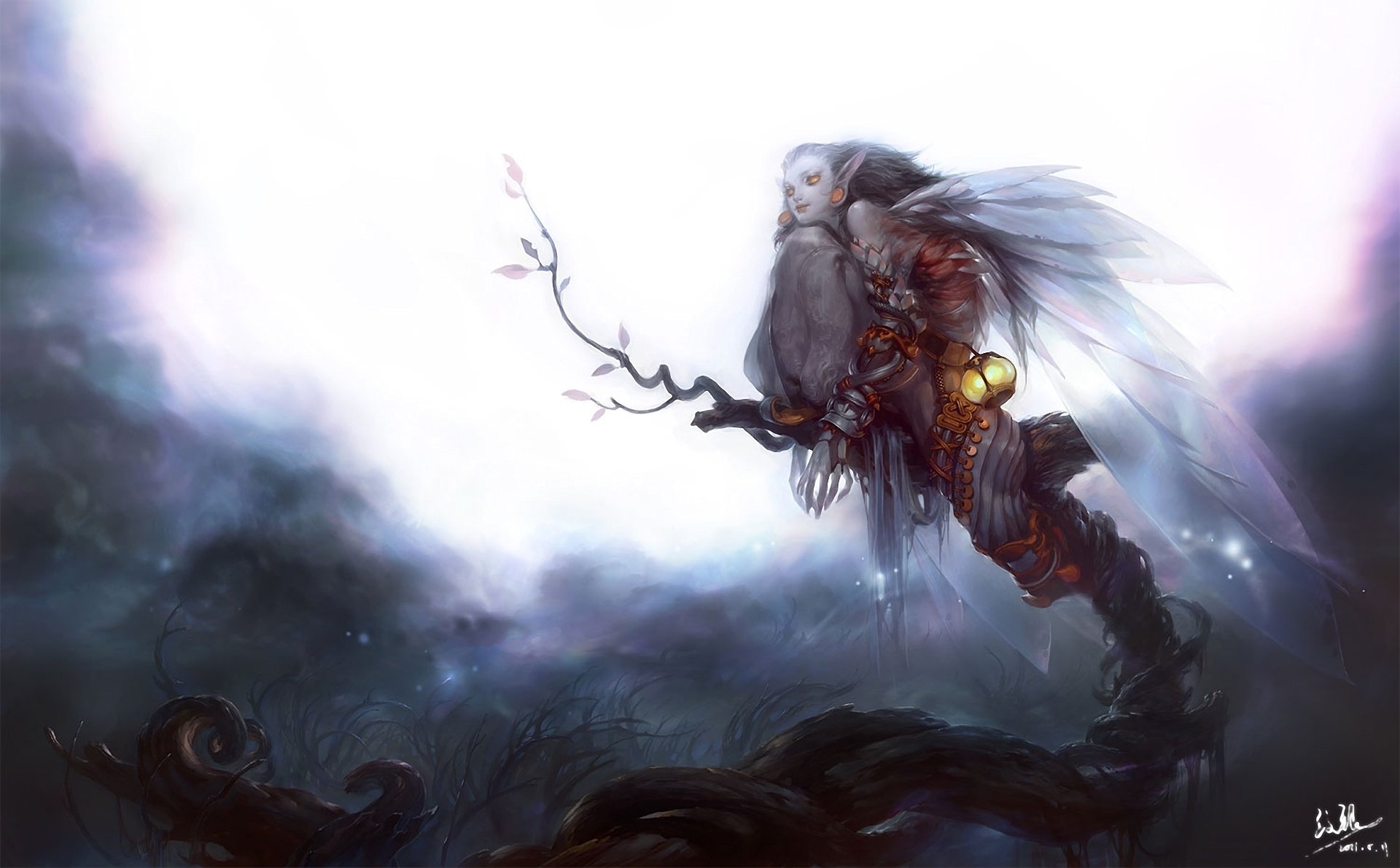 Enchanting Fairy: A Stunning HD Wallpaper Adventure by Mingzhu Yang