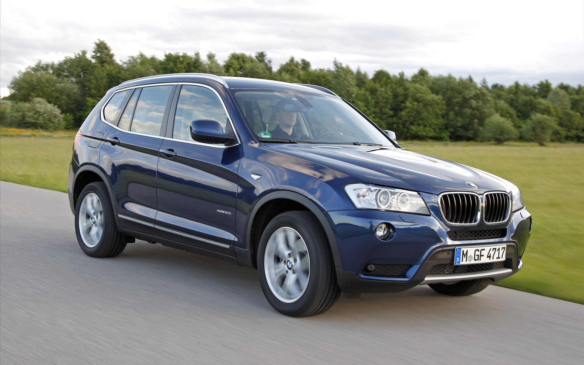 Blue BMW SUV — HD Wallpaper: Cruising the Open Road | 1920x1200 ...