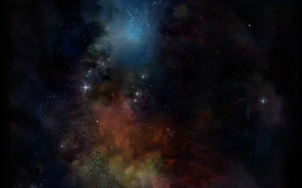 Galactic Vortex: Sci-Fi Space HD Wallpaper