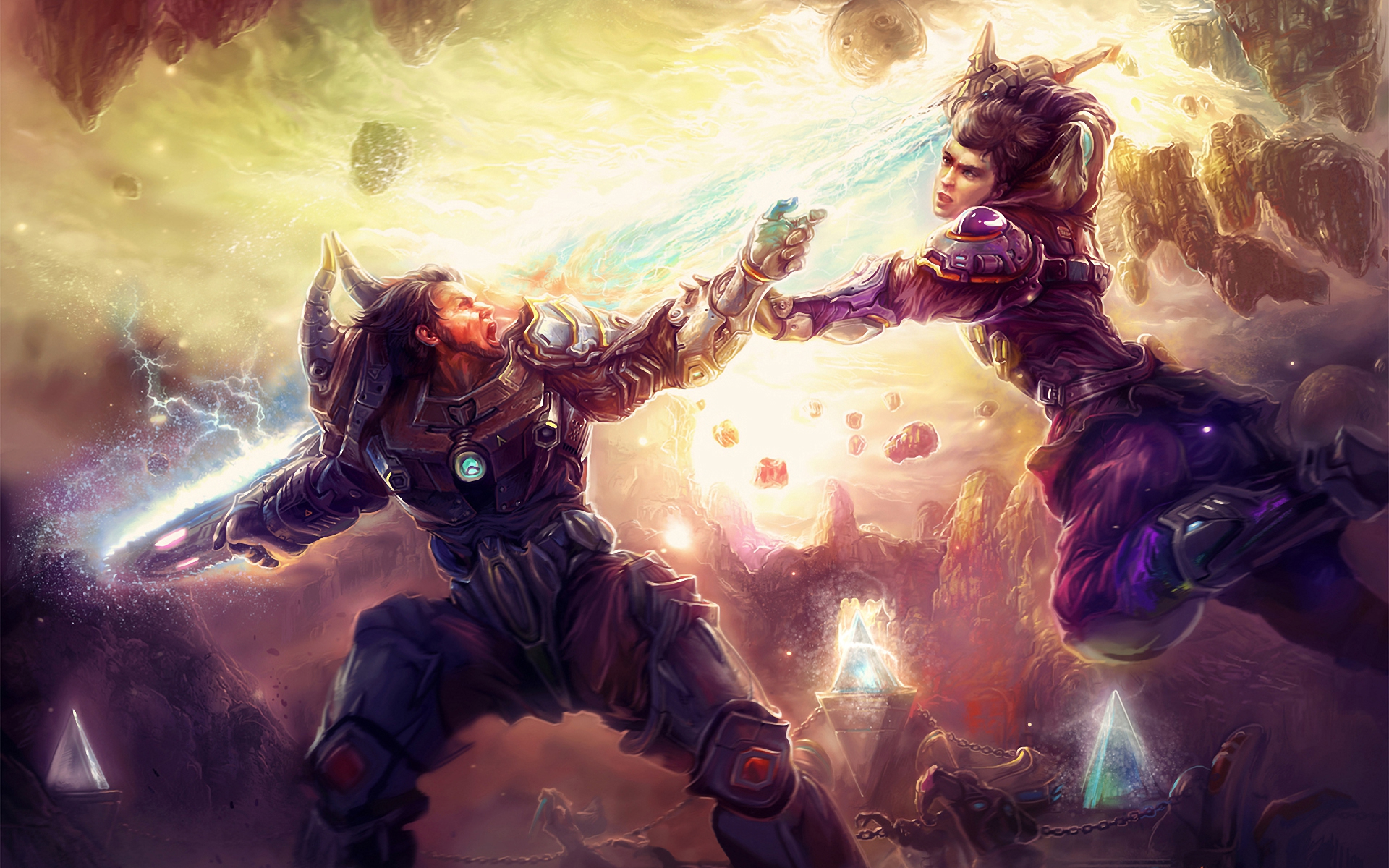 Download Fantasy Battle HD Wallpaper by yongtao