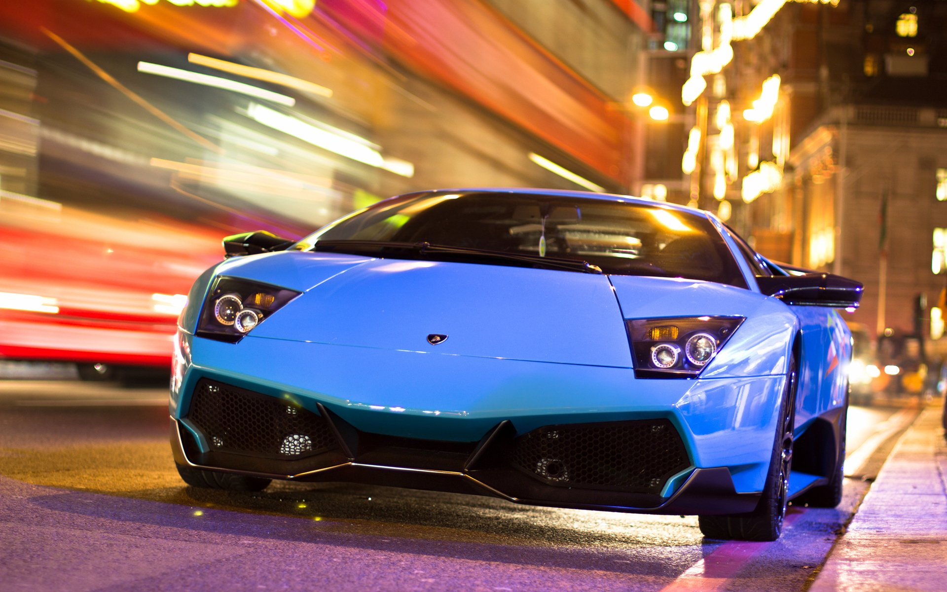 Lamborghini Murcielago Night Drive – HD Wallpaper