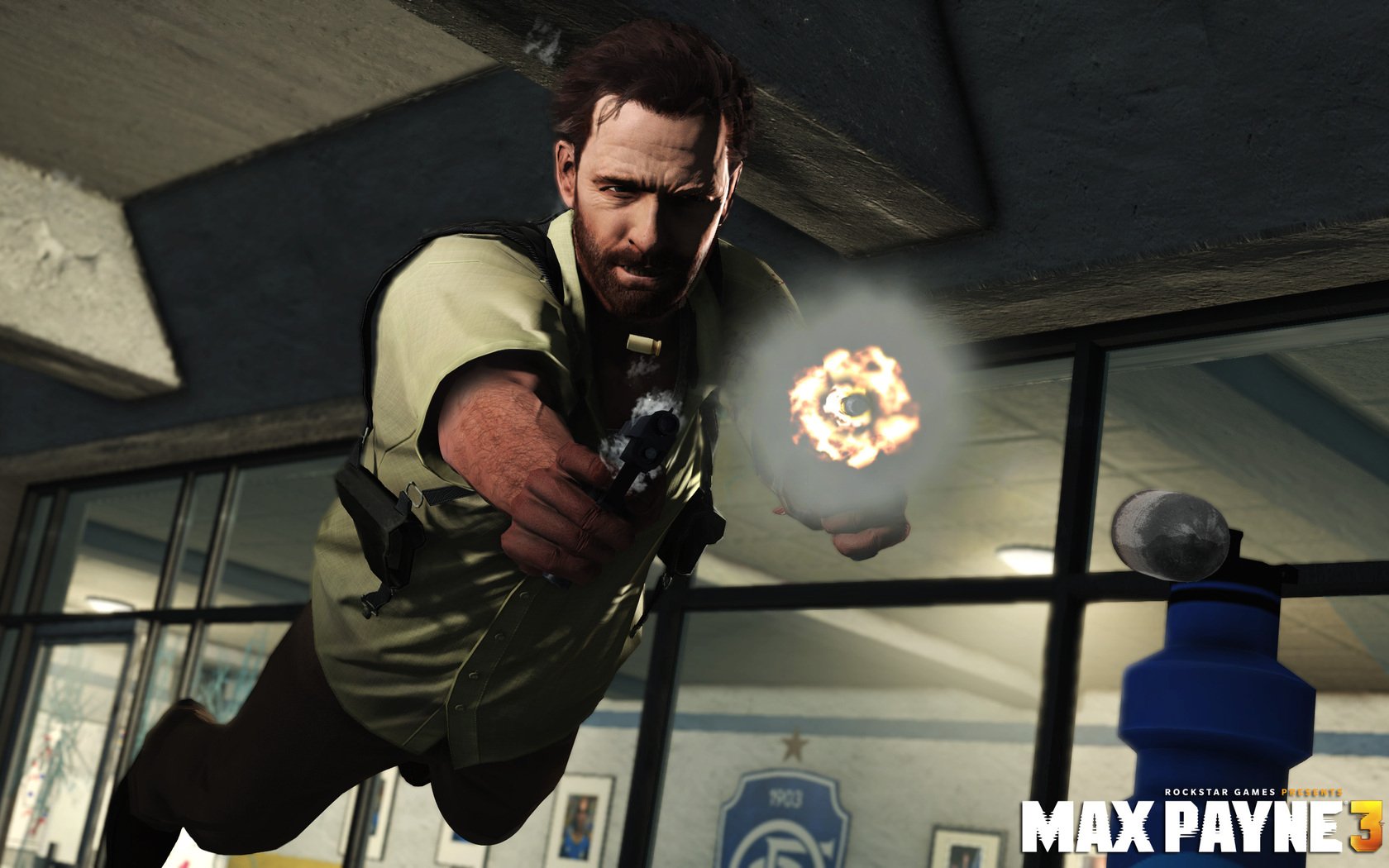 Max Payne 3 HD Wallpaper: Action-Packed Intensity in Motion