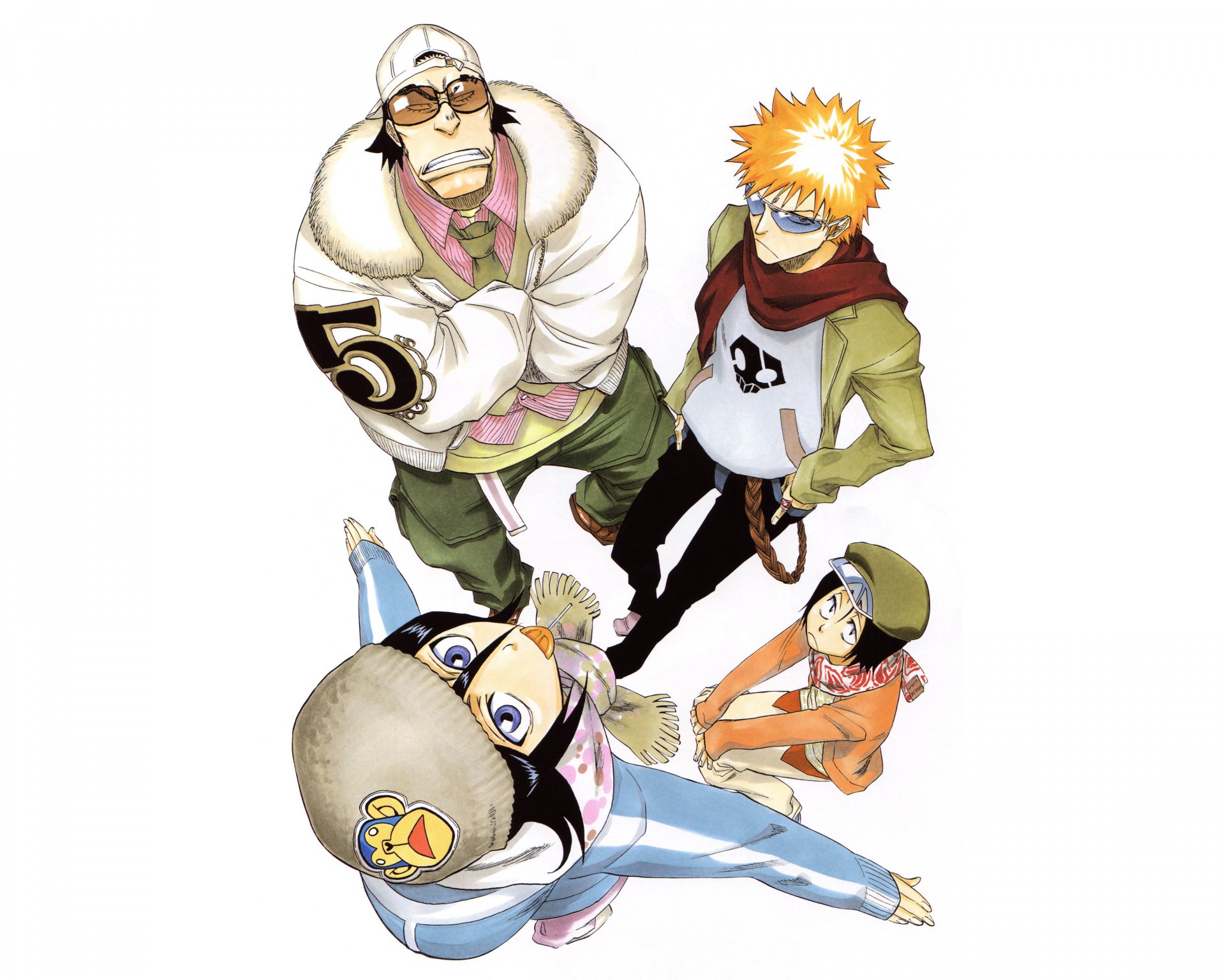 Bleach Heroes Unite: Rukia, Ichigo & Hanataro 4K Ultra HD Anime Wallpaper