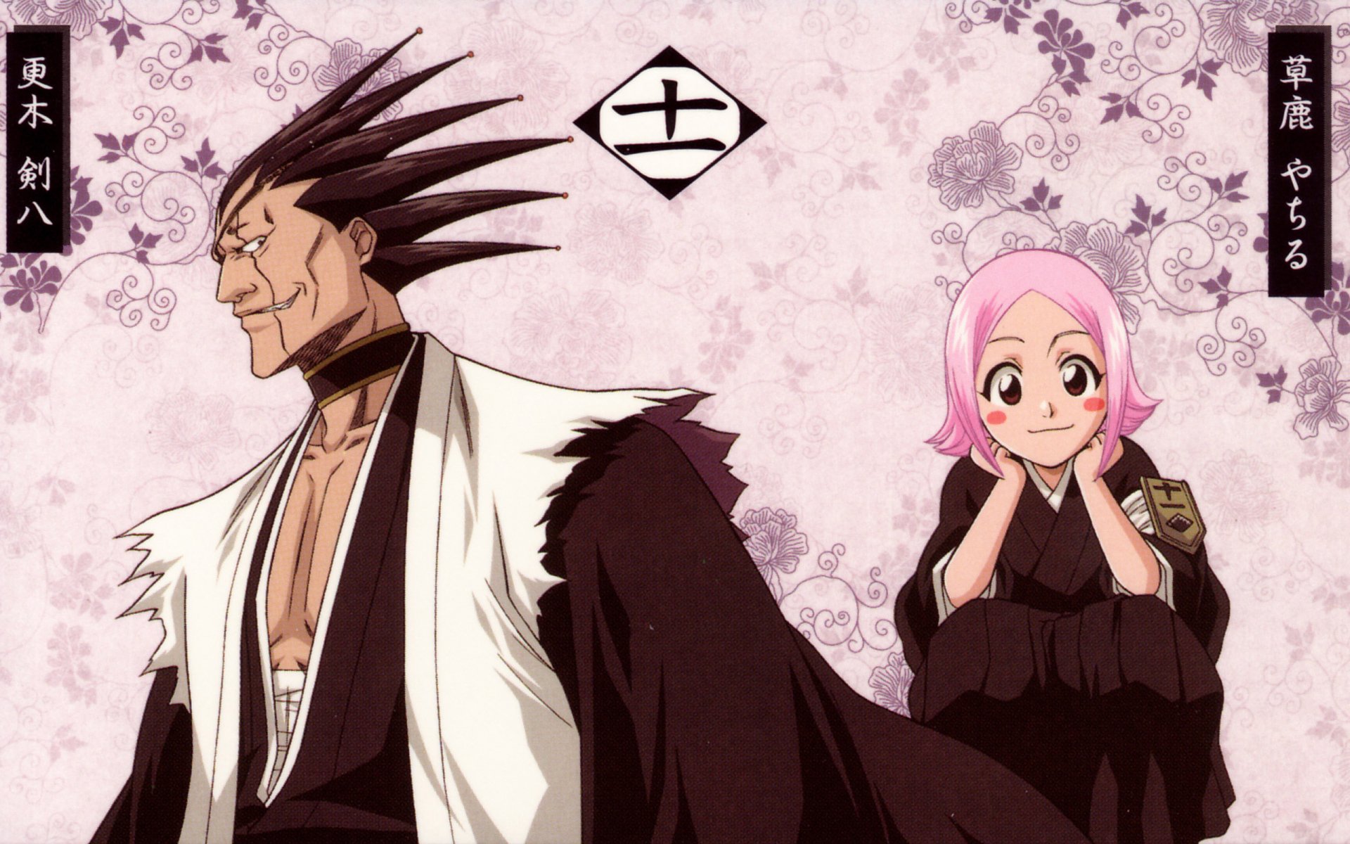 Kenpachi Zaraki & Yachiru Kusajishi HD Wallpaper from Bleach