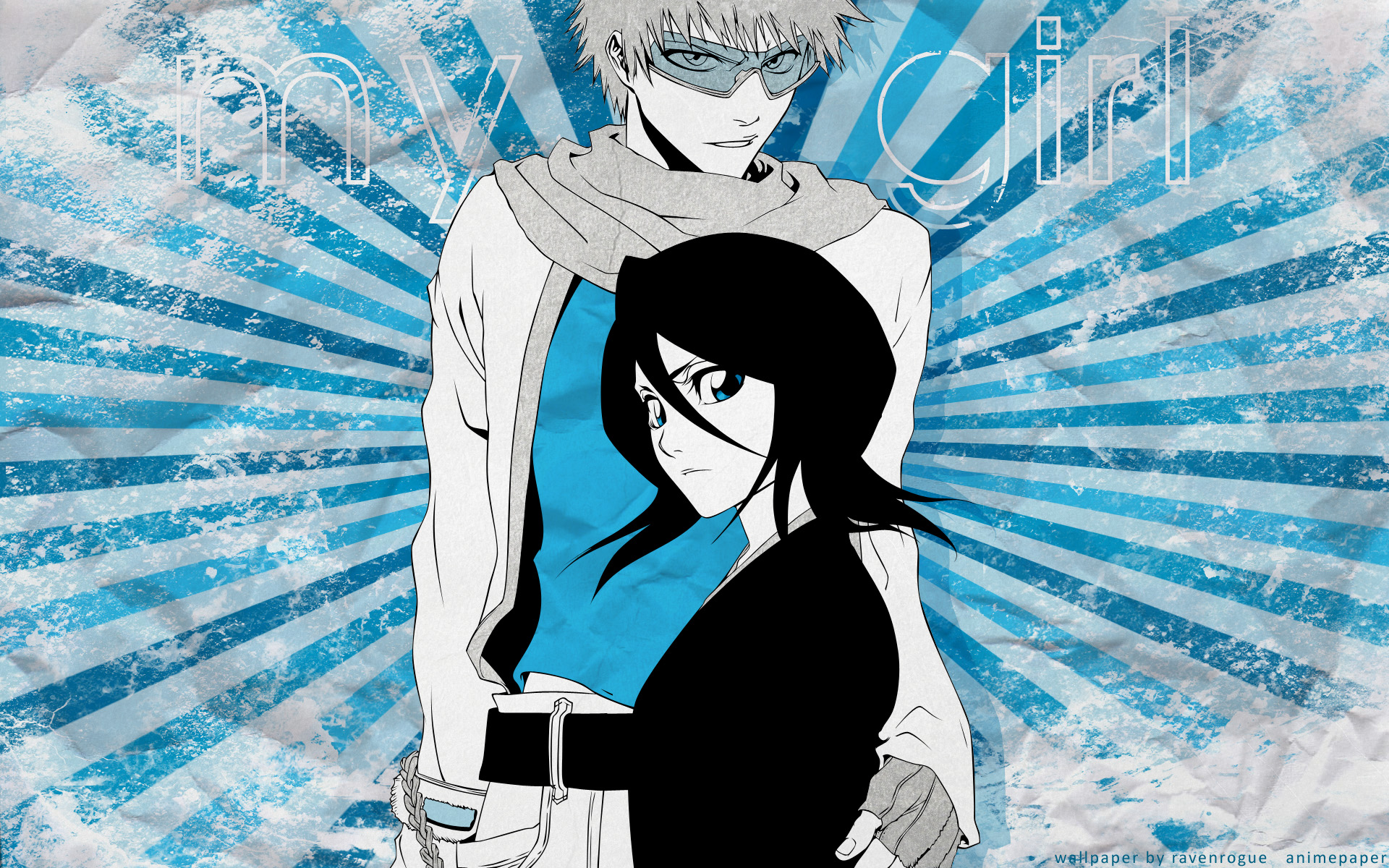 Download Rukia Kuchiki Ichigo Kurosaki Anime Bleach HD Wallpaper